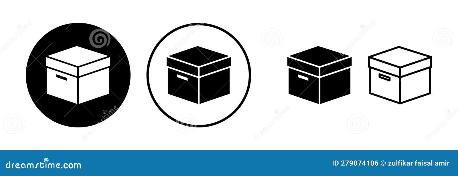 Box Icon . Box Sign. Delivery Package. Parcel Box Stock Vector ...