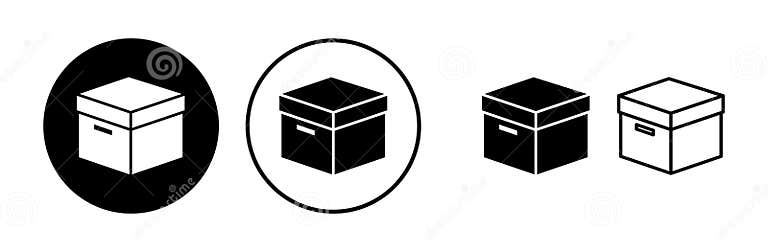 Box Icon . Box Sign. Delivery Package. Parcel Box Stock Vector ...