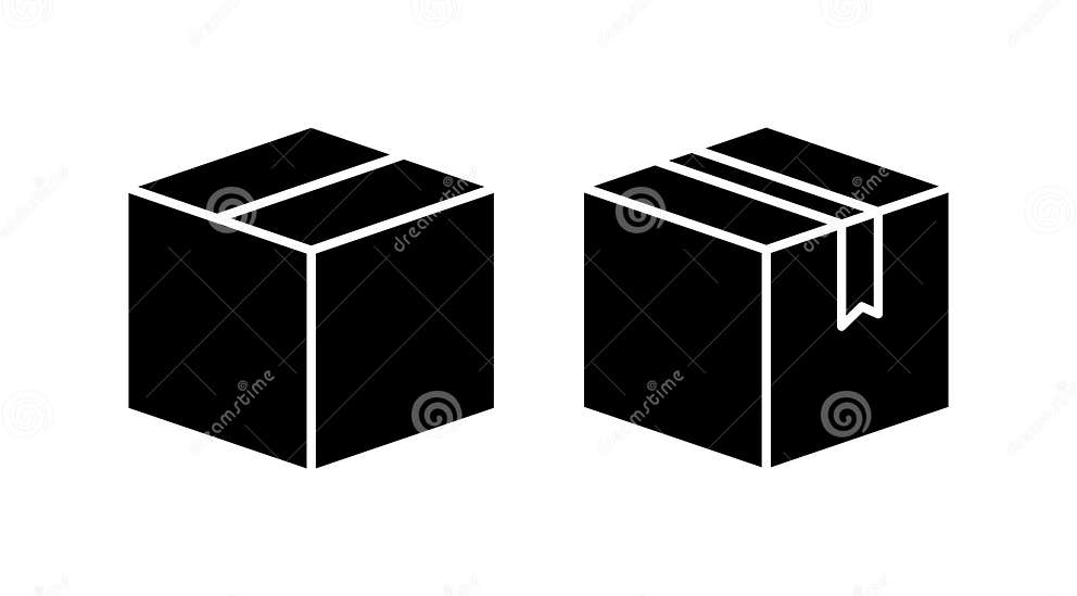 Box Icon . Box Sign. Delivery Package. Parcel Box Stock Vector ...