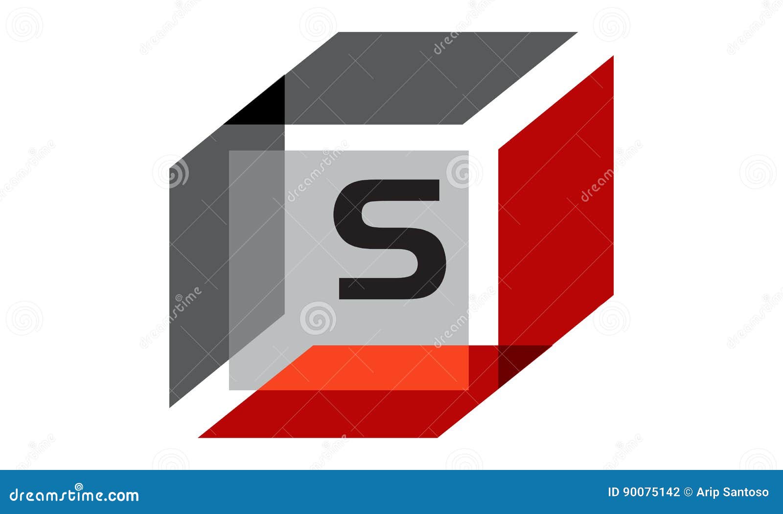 Box Initial S stock vector. Illustration of consulting - 90075142