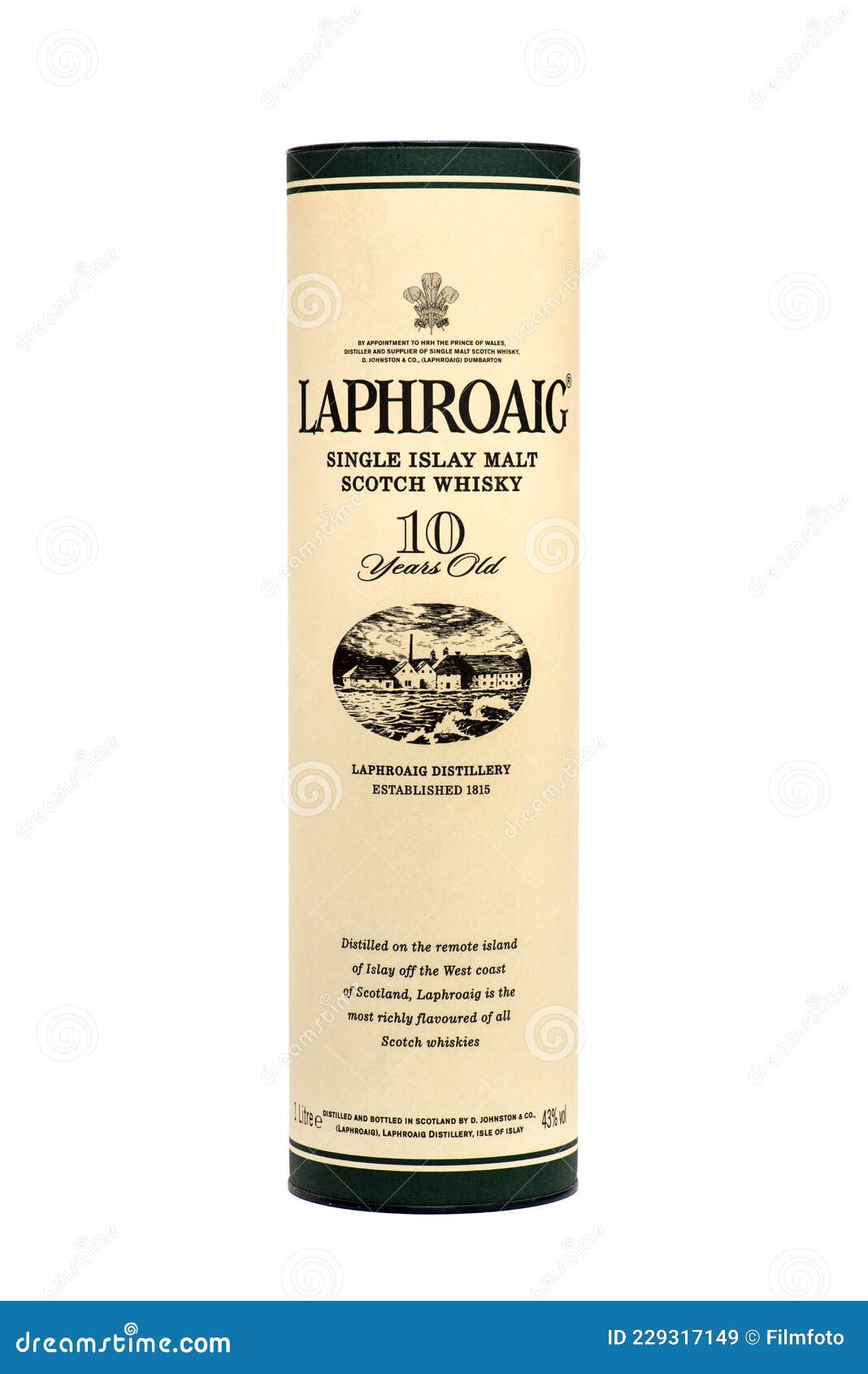 Box of Laphroaig Single Islay Malt Scotch Whisky Editorial Stock Image ...