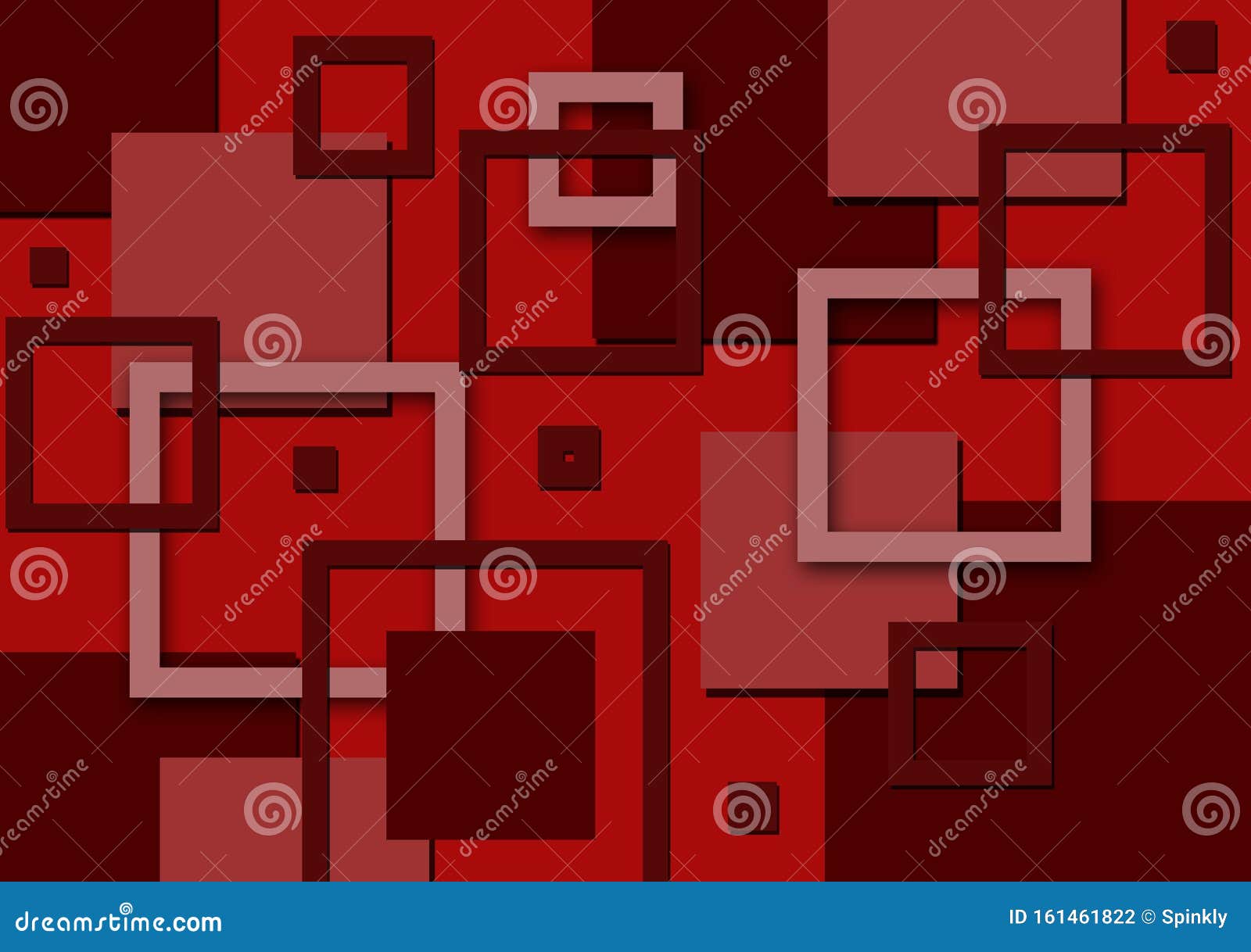 Box Layered Pattern in the Shade of Red Stock Illustration ...