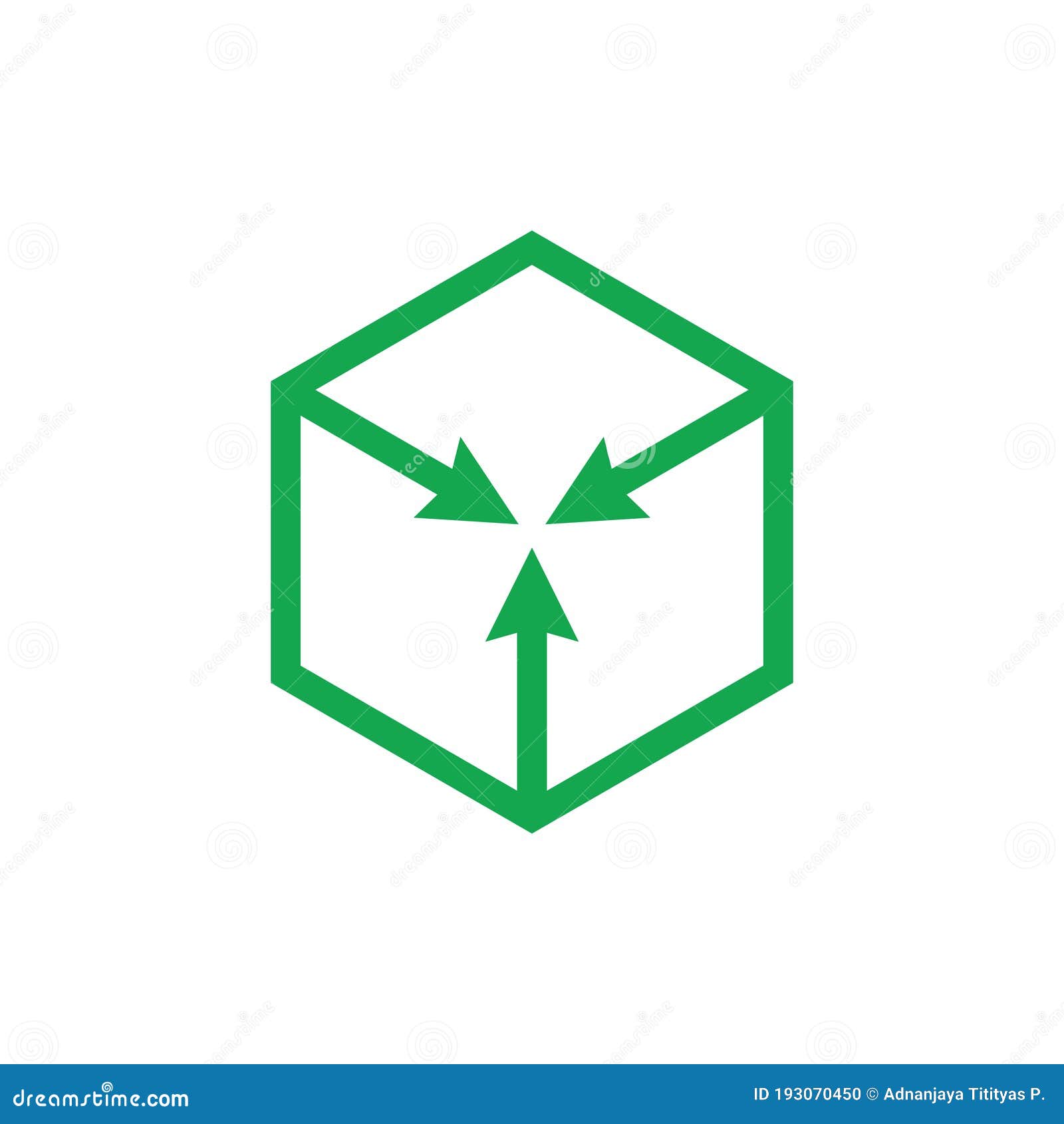 Box Line Arrows Logo Vector Stock Vector - Illustration of abstract ...