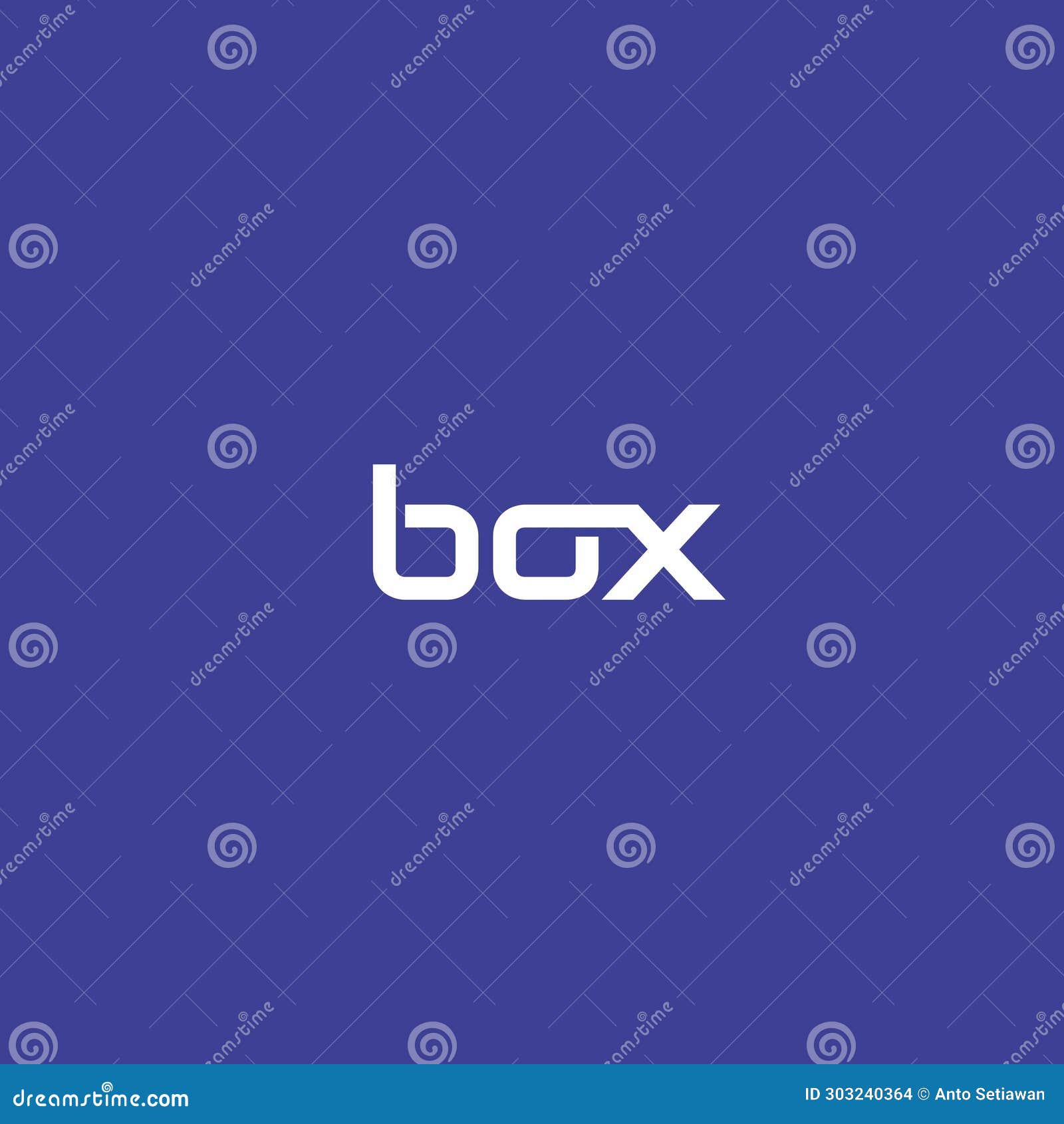 Box Logo Symbol. Box Letter Icon Stock Vector - Illustration of ...