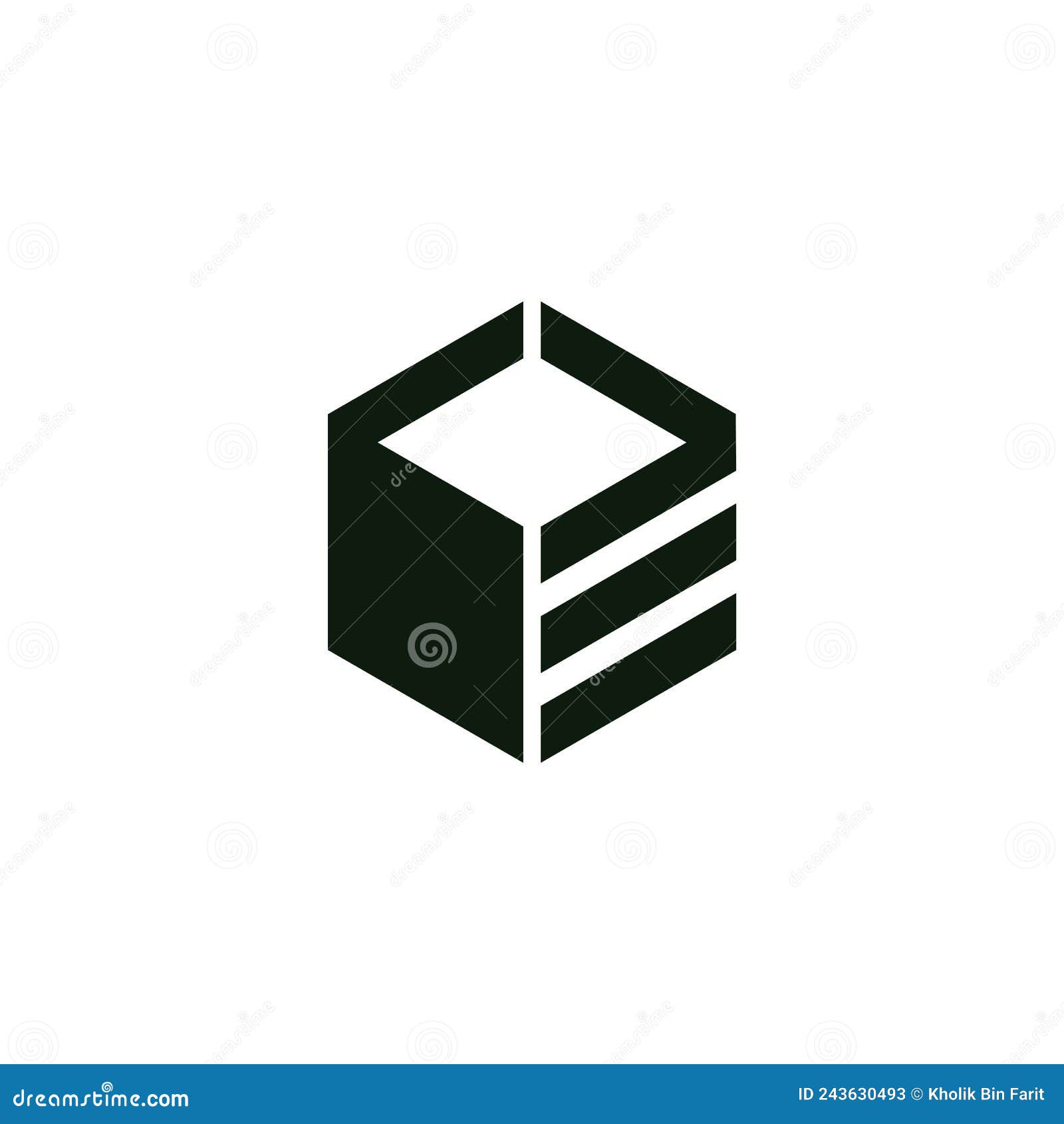 Box Logo Vector Design Template Stock Vector - Illustration of honed ...