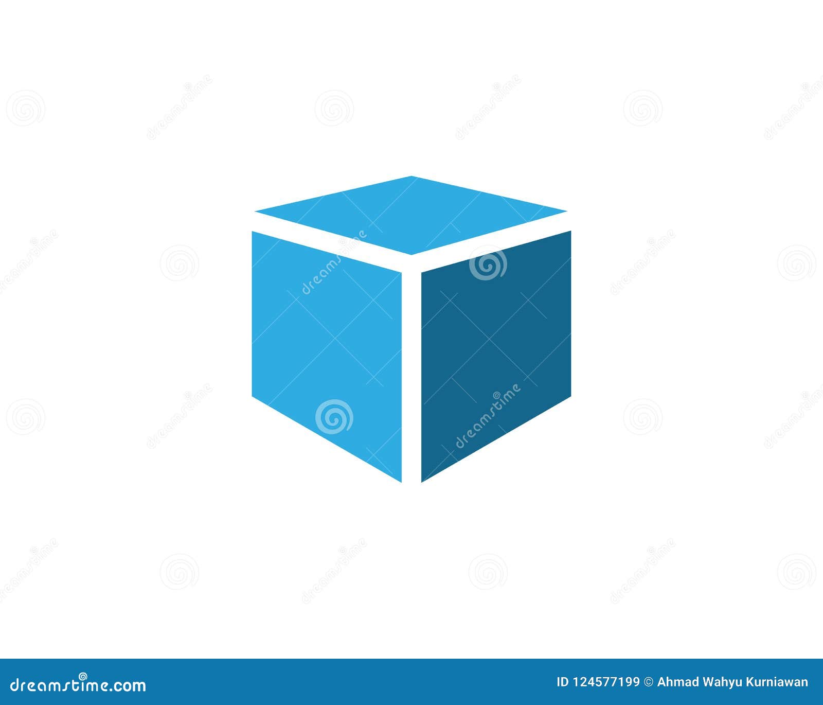 Box logo vector stock vector. Illustration of empty - 124577199