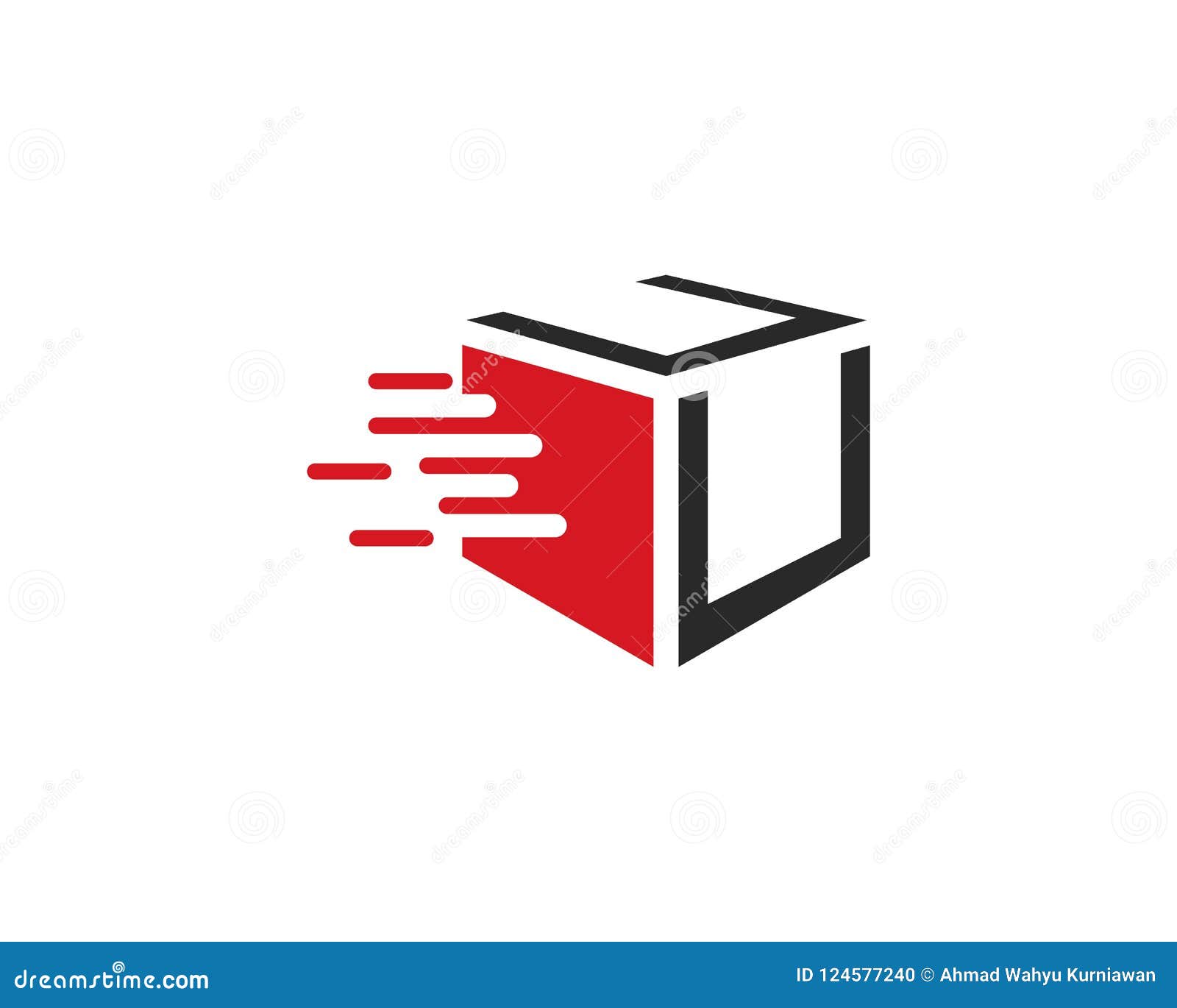 Box logo vector stock vector. Illustration of brown - 124577240