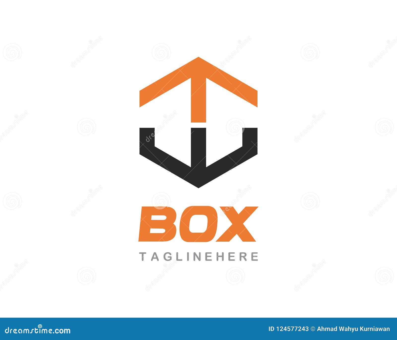 Box logo vector stock vector. Illustration of group - 124577243