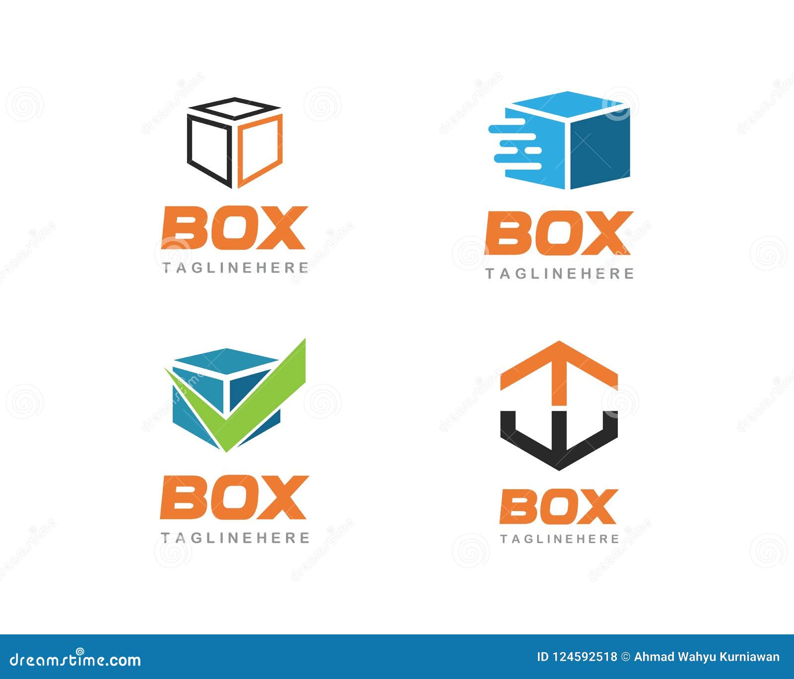 Box logo vector v stock vector. Illustration of fragile - 124592518