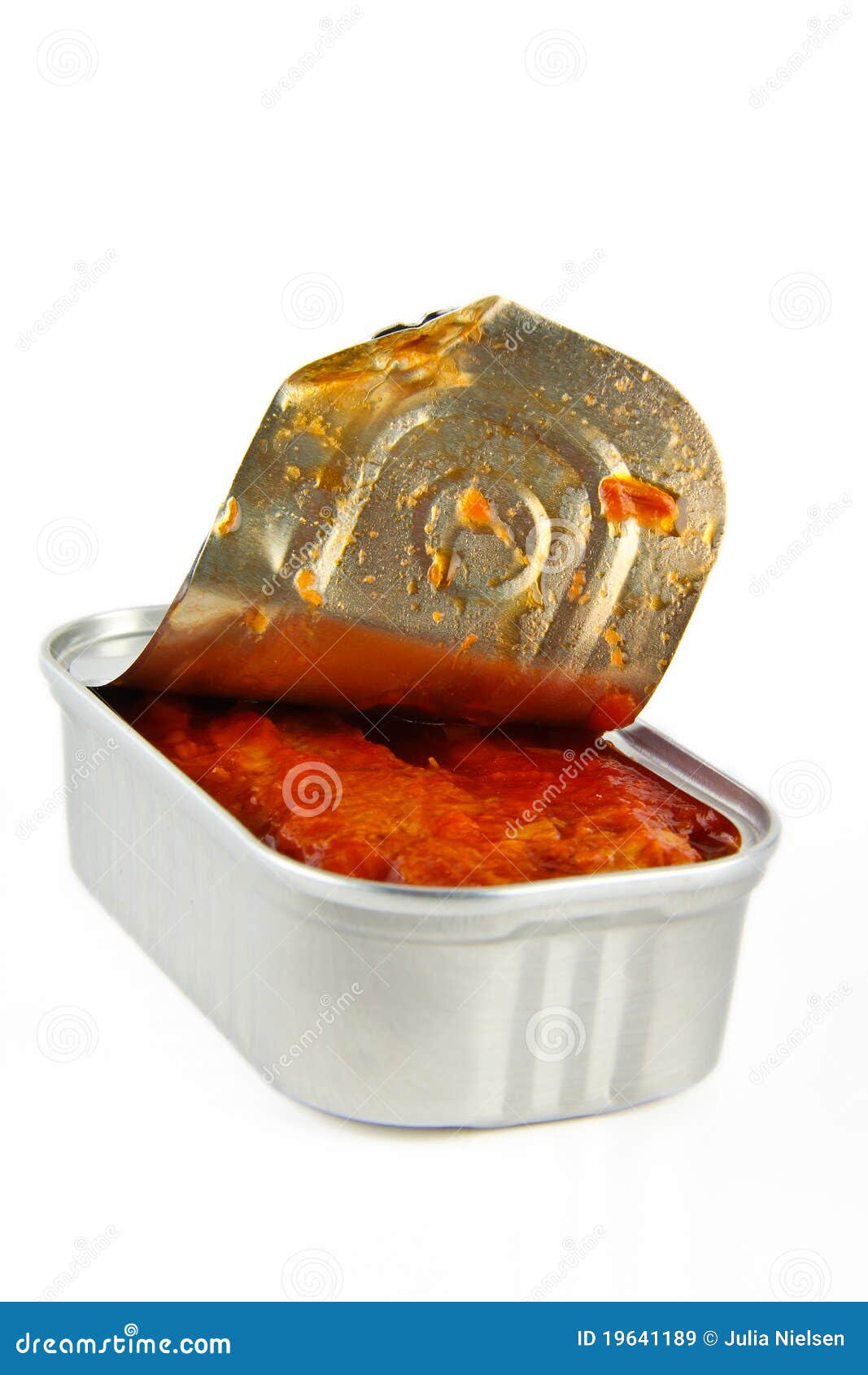 Box with Mackerel in Tomato Sauce Stock Image - Image of healthy ...