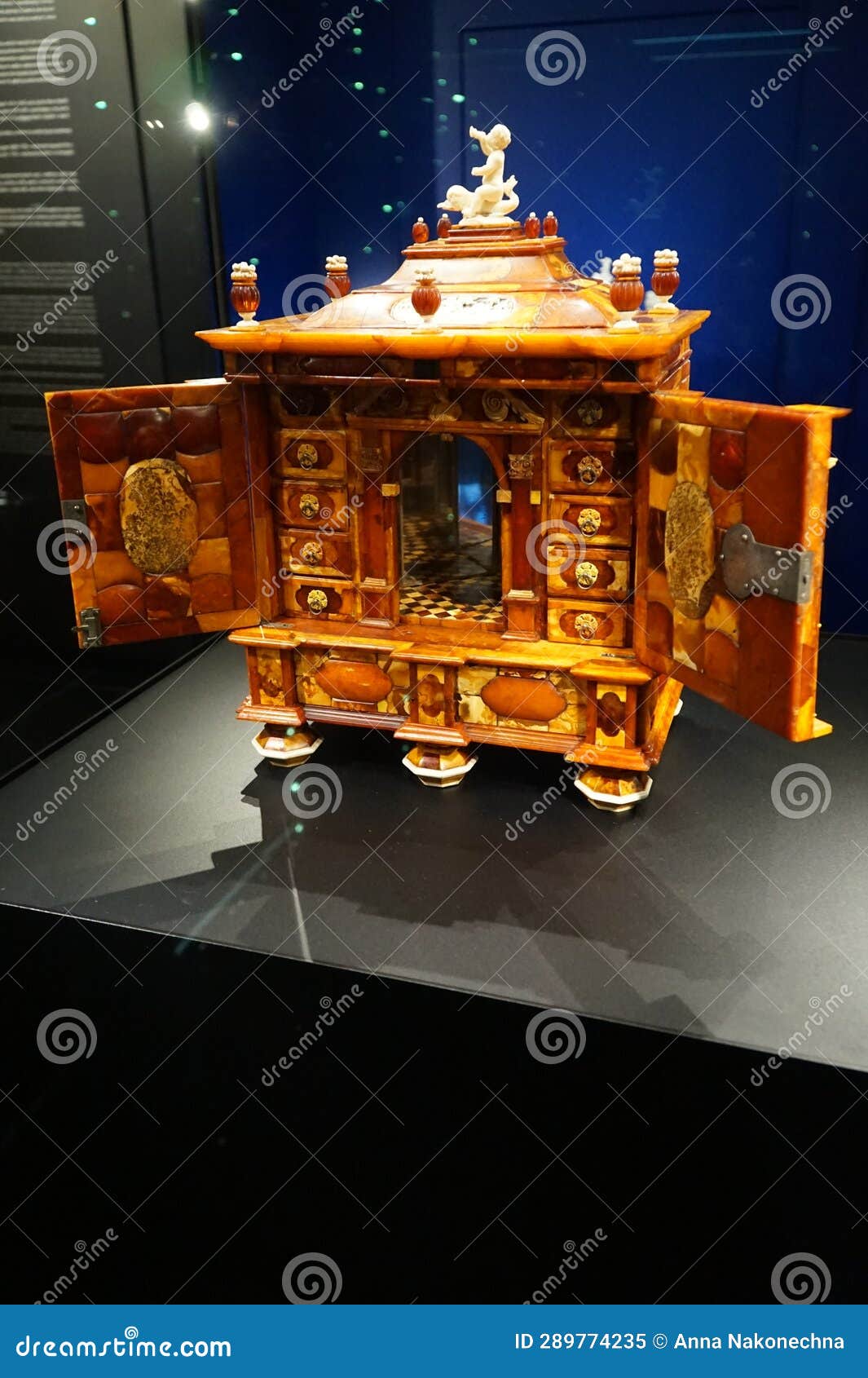 Box Made of Amber from the Amber Museum in Gdansk Editorial Image ...