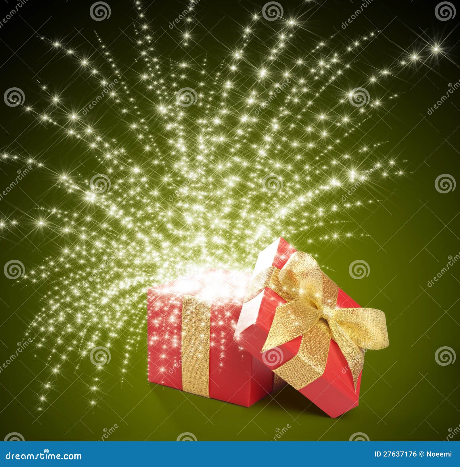 Box. Magical gift stock photo. Image of merry, background - 27637176