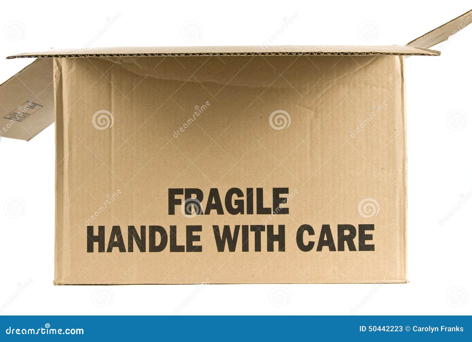 Box marked Fragile stock image. Image of ideas, home - 50442223