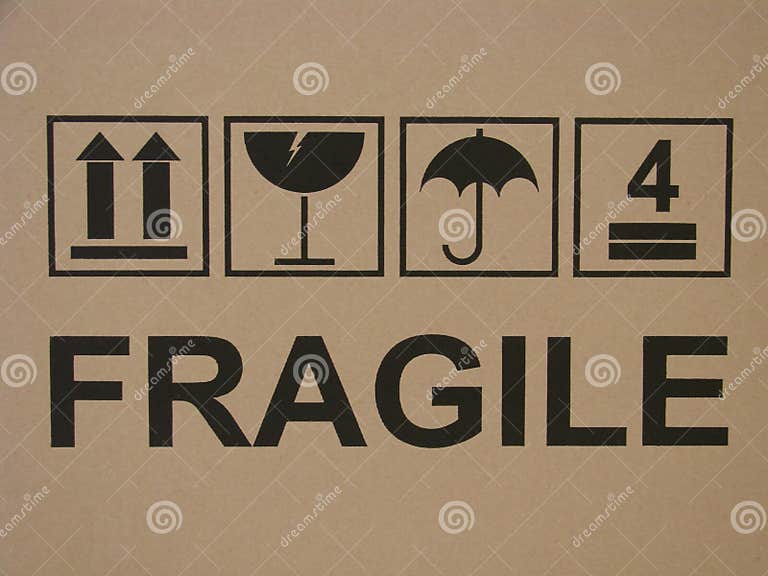 Box markings stock photo. Image of transportation, sending - 4934142