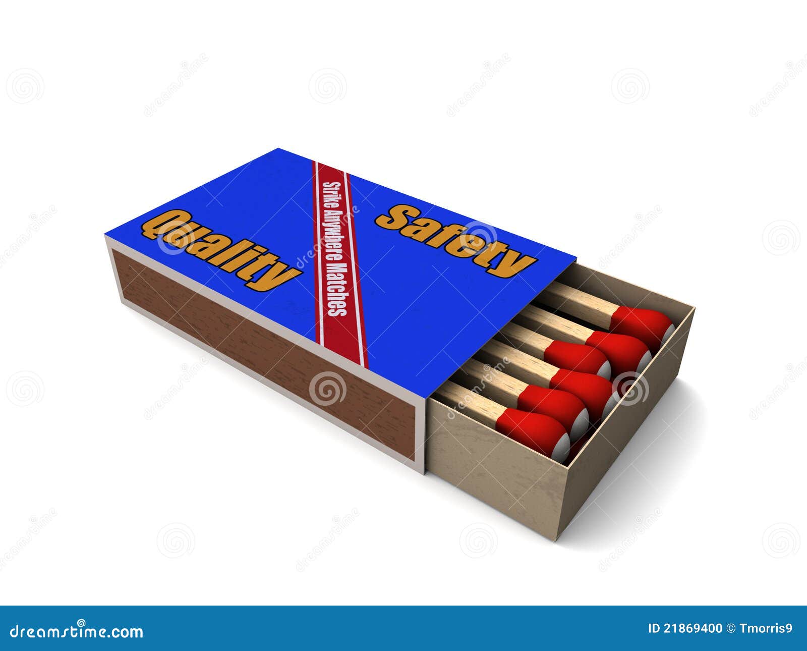 Box of matches stock illustration. Illustration of wooden - 21869400