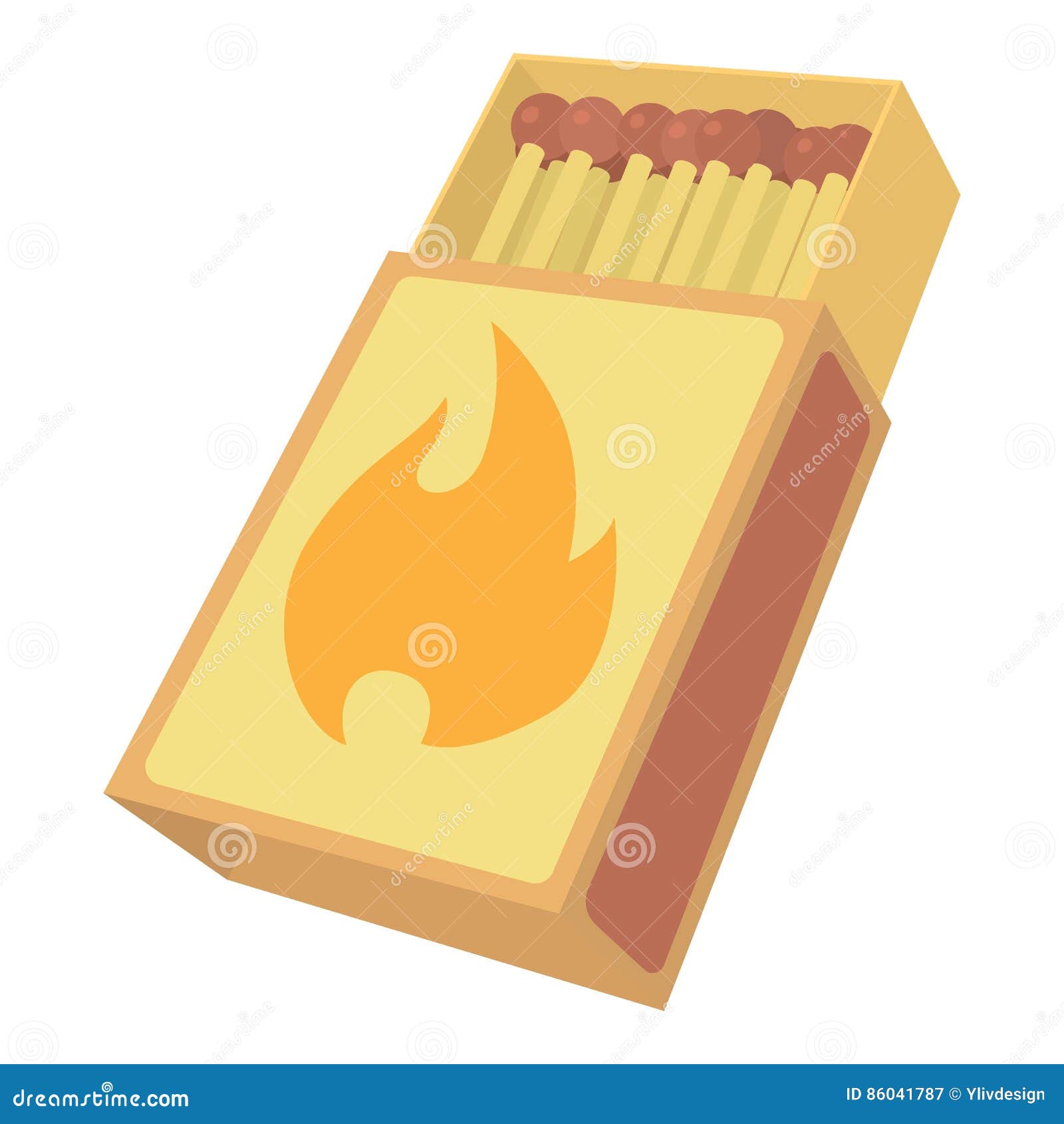 How Many Matches Game With Cute Match In The Box. Summer Math Addition ...