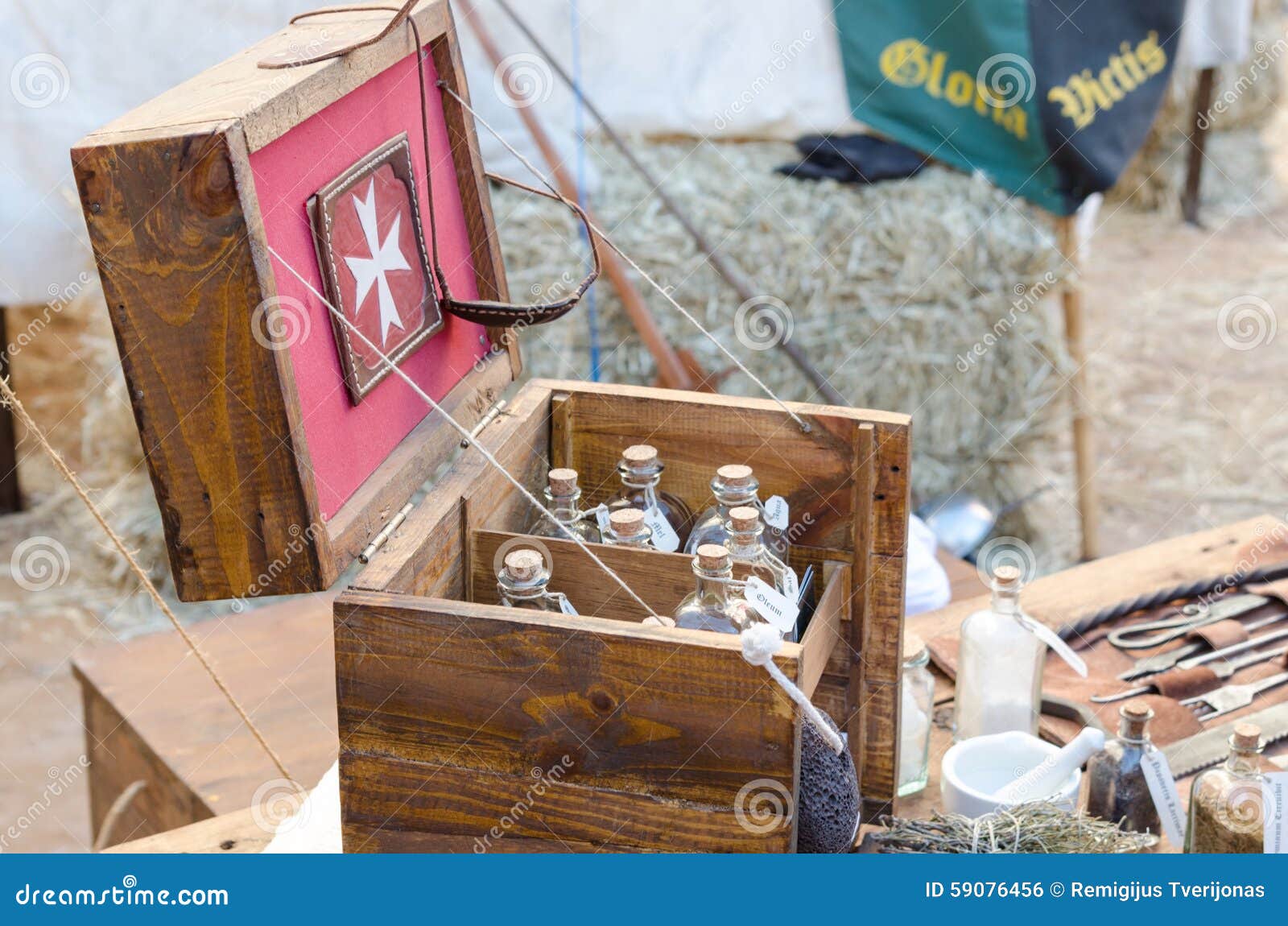 Box of medieval medical stock photo. Image of spain, care - 59076456
