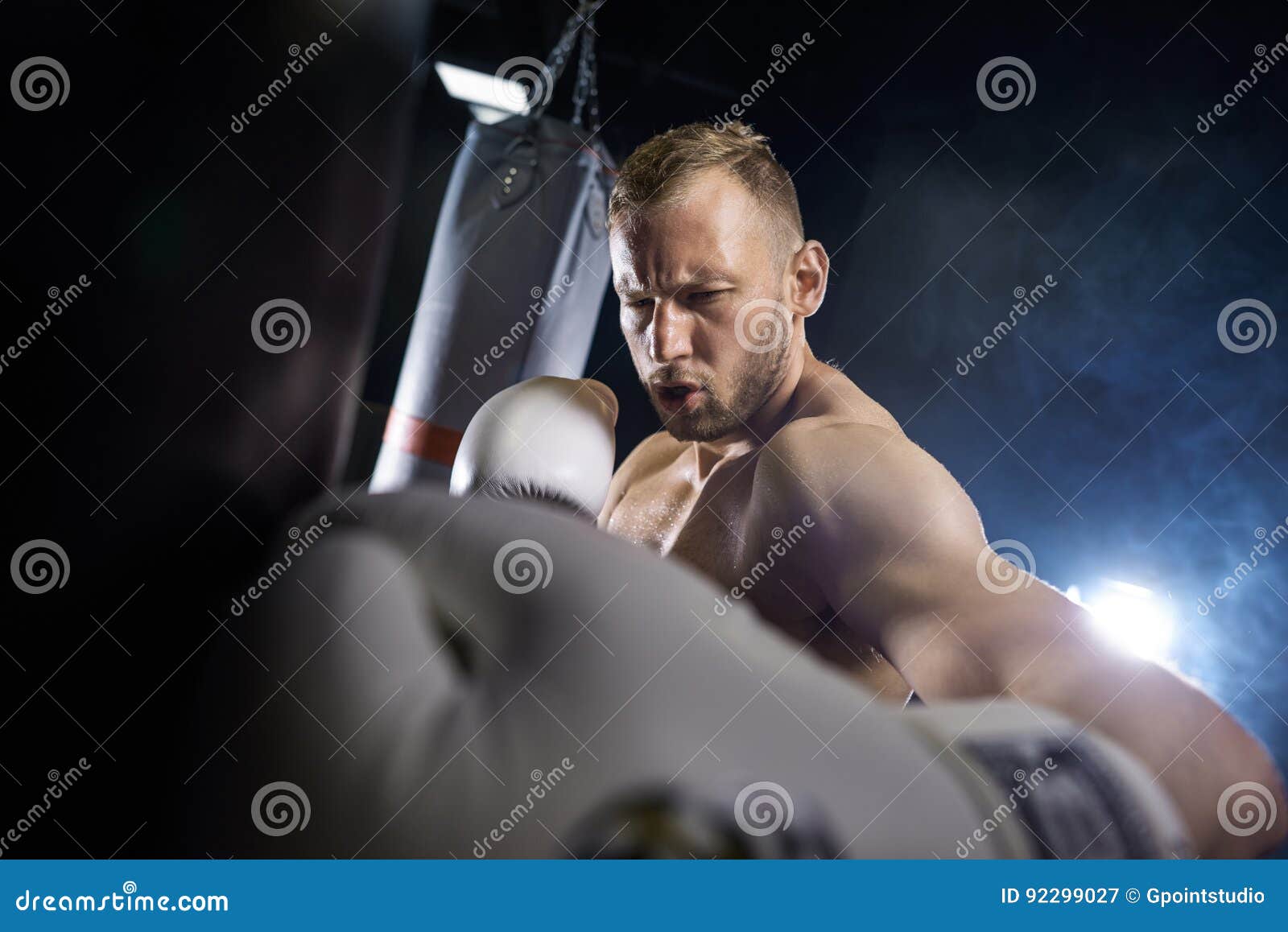 Punching Bag Exercises Royalty-Free Stock Photography | CartoonDealer ...