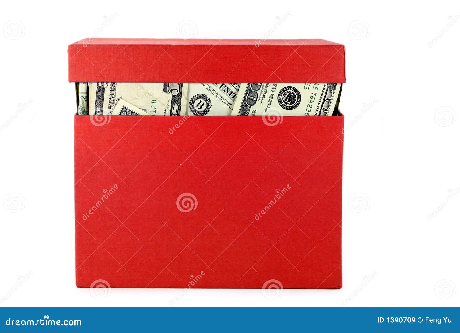 A box of money stock image. Image of currency, package - 1390709