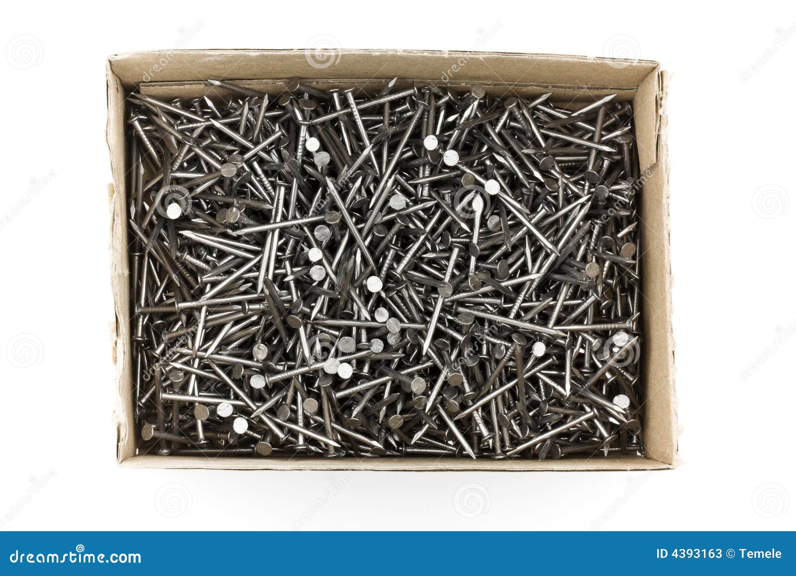 Box Of Nails Picture. Image: 4393163
