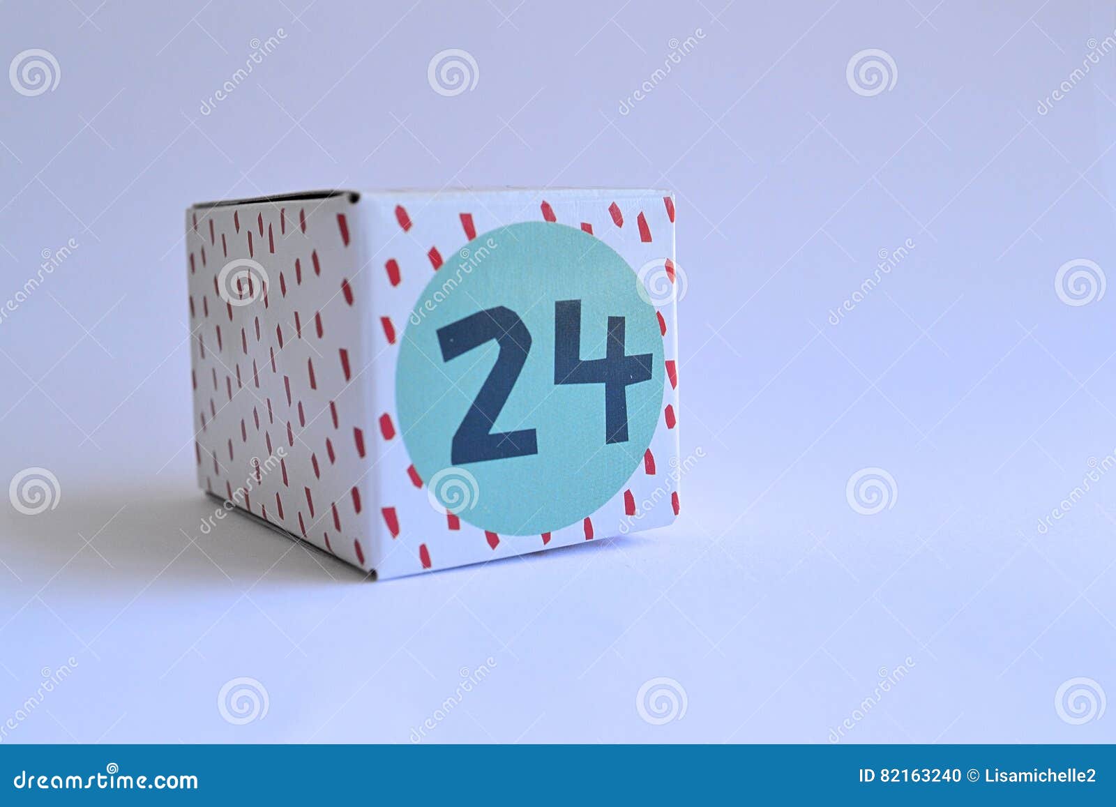 Box with Number Twenty Four Stock Photo - Image of days, sleeps: 82163240