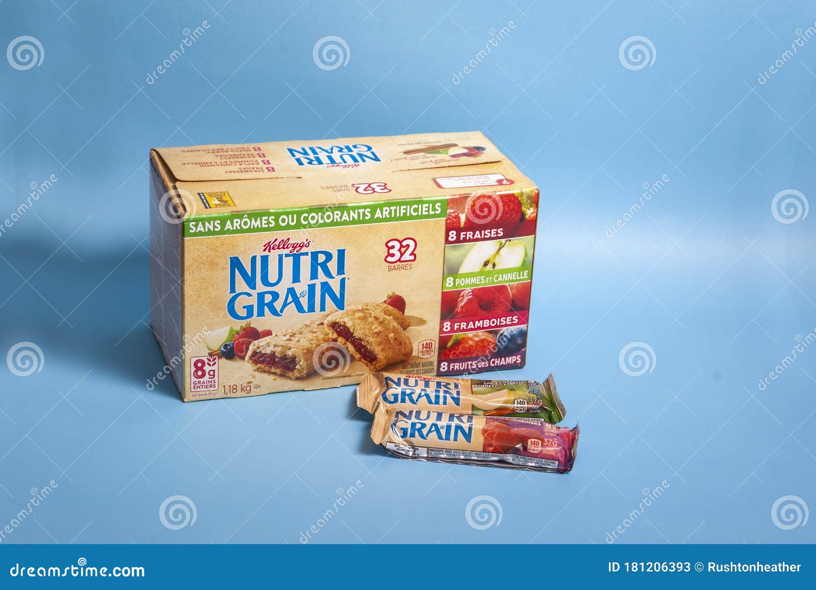 Box of Nutri Grain Cereal Bars Editorial Stock Photo - Image of ...