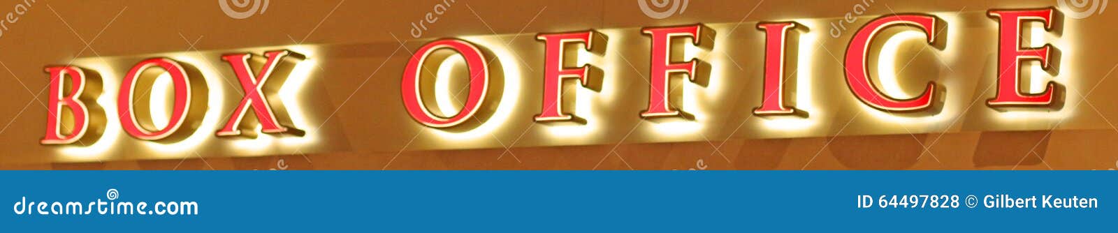 Box office stock photo. Image of colorful, sign, advertisement - 64497828