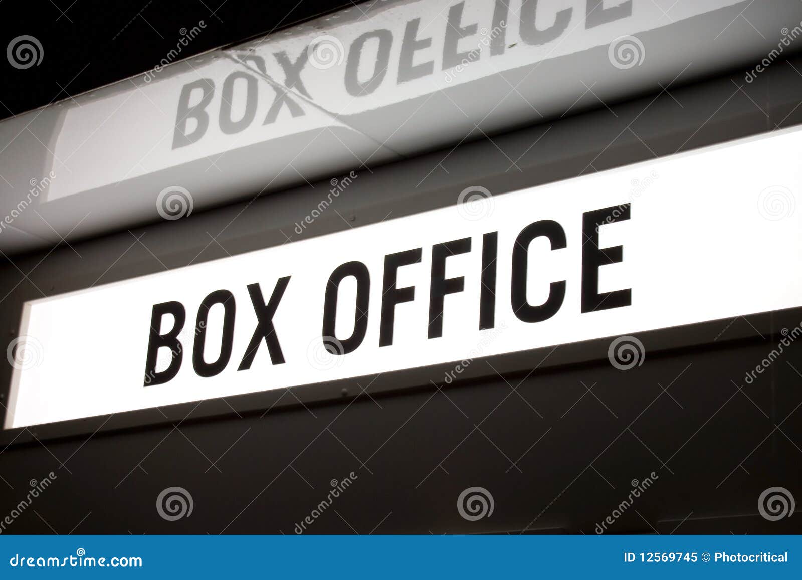 Box office sign stock image. Image of letter, ticket - 12569745