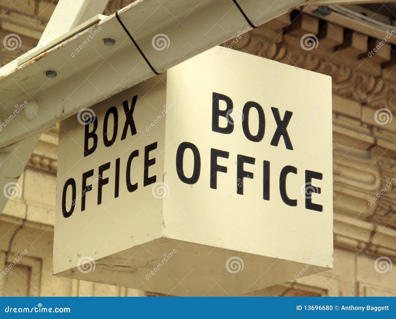 Box Office sign stock photo. Image of building, albert - 13696680