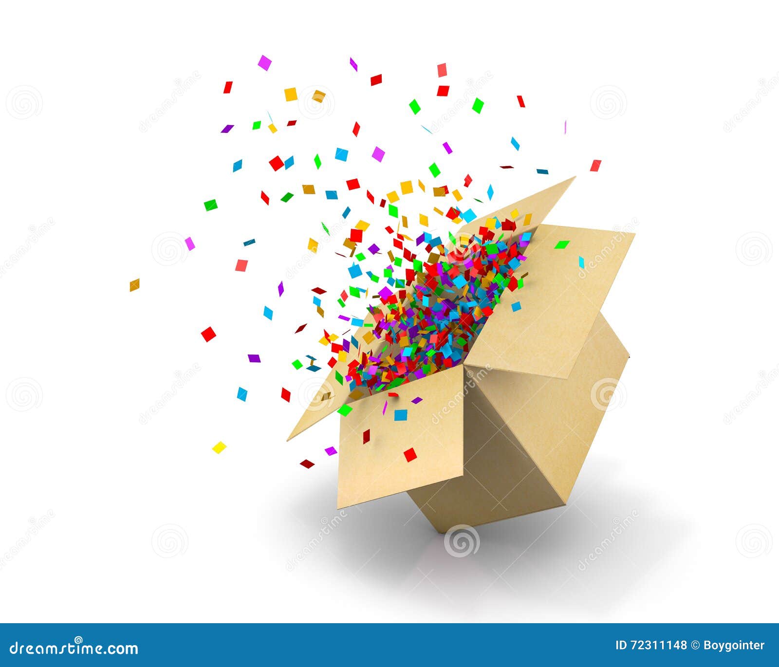 Box stock illustration. Illustration of decoration, fireworks - 72311148