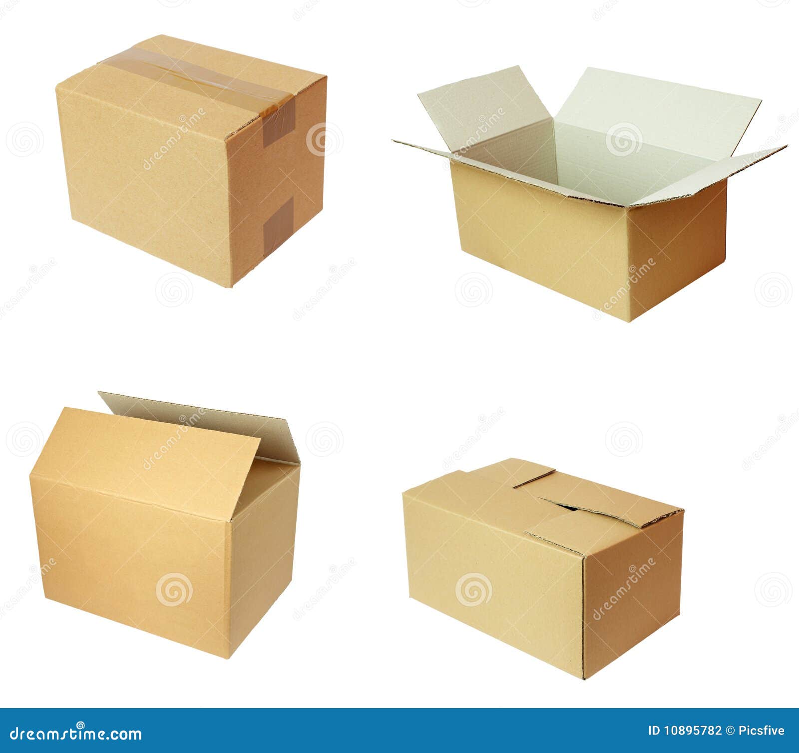Box package cardbord stock photo. Image of packing, fragile - 10895782