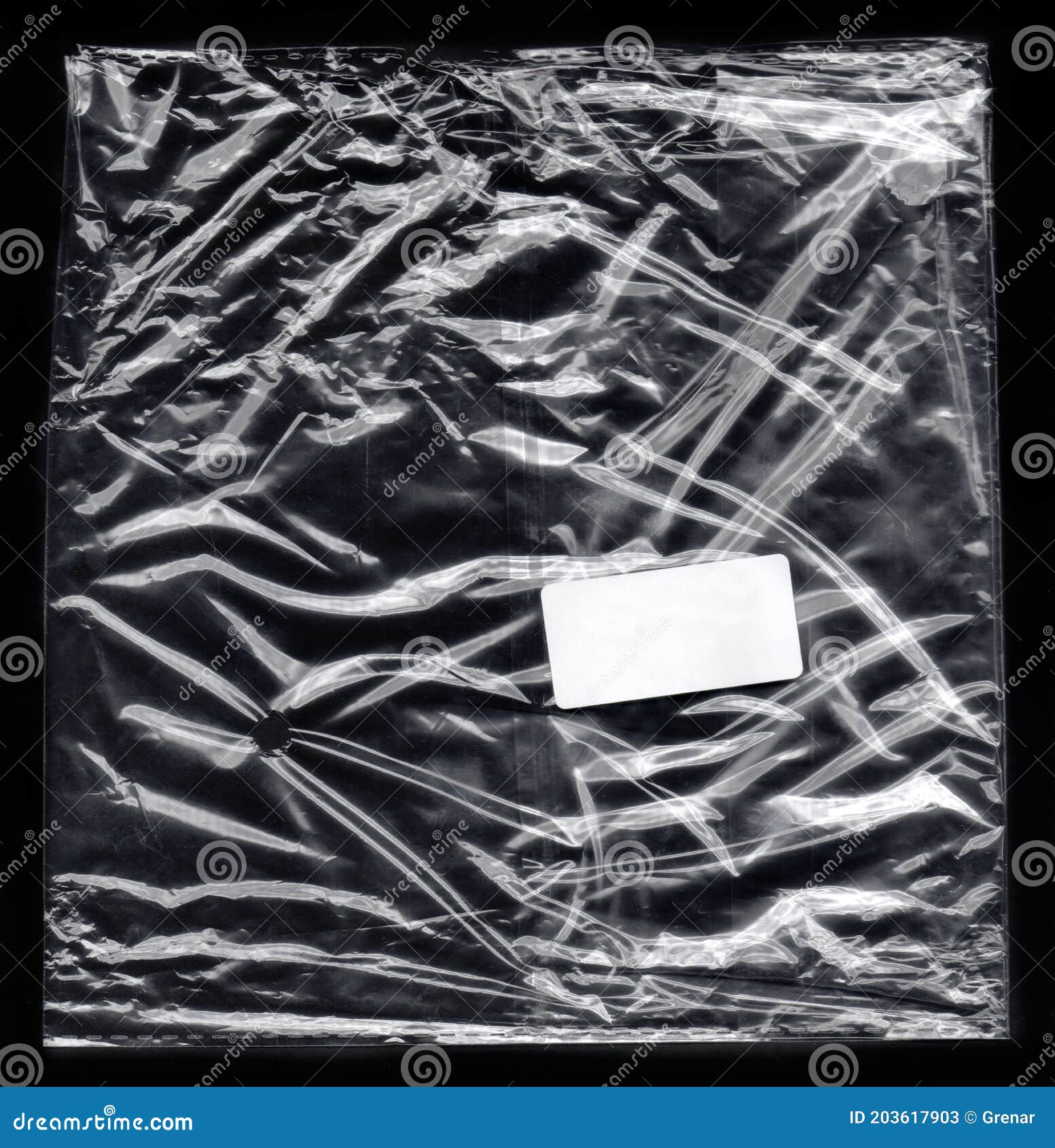 Box Package Plastic Transparent Square Stock Image - Image of container ...