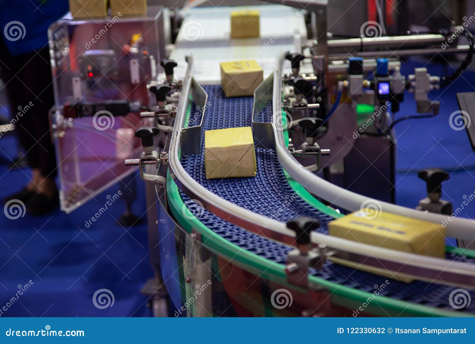 Box Packaging Machine stock photo. Image of equipment - 122330632