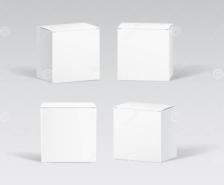 Box packaging mockups stock vector. Illustration of object - 231504033