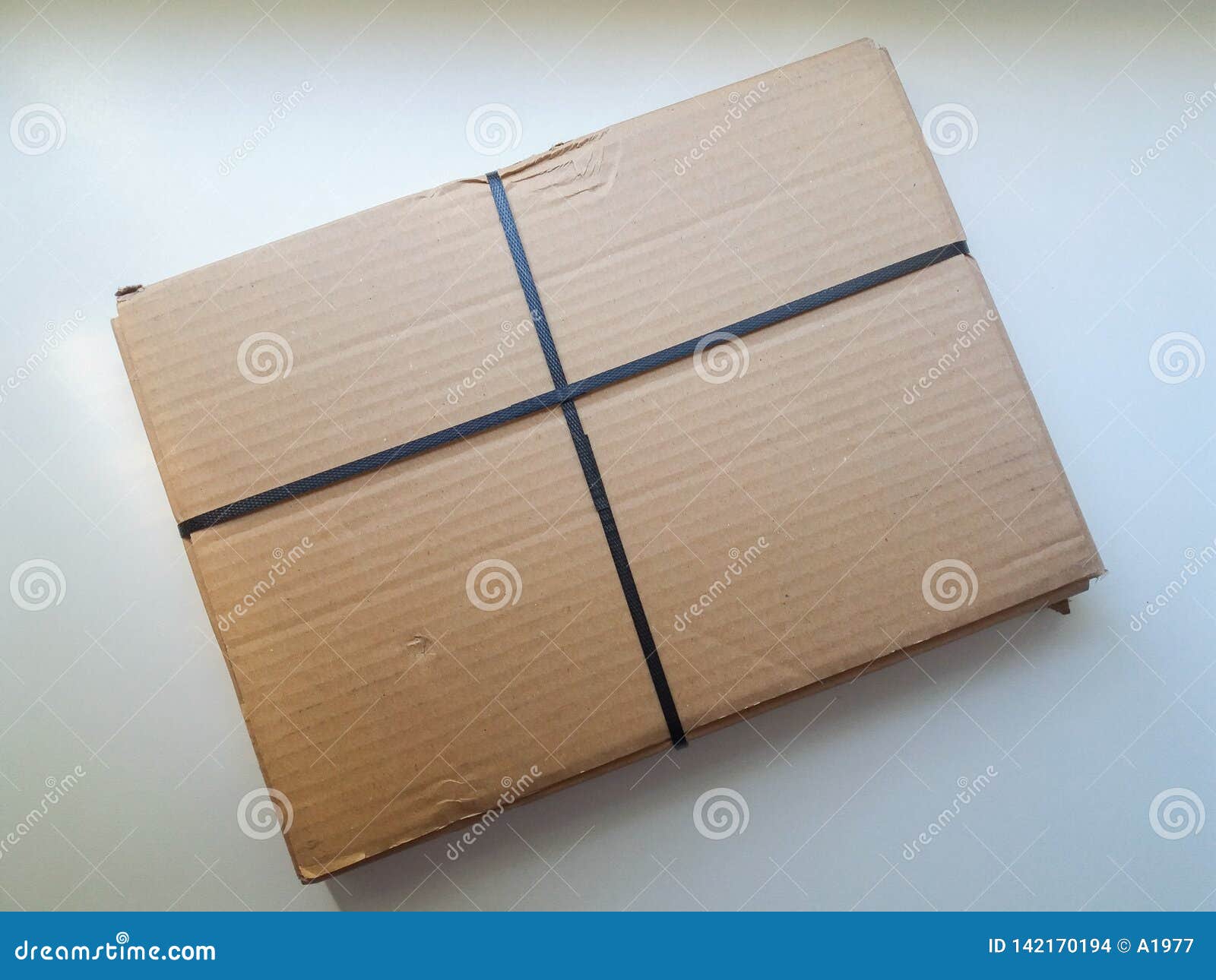 Box packet parcel stock photo. Image of corrugated, small - 142170194