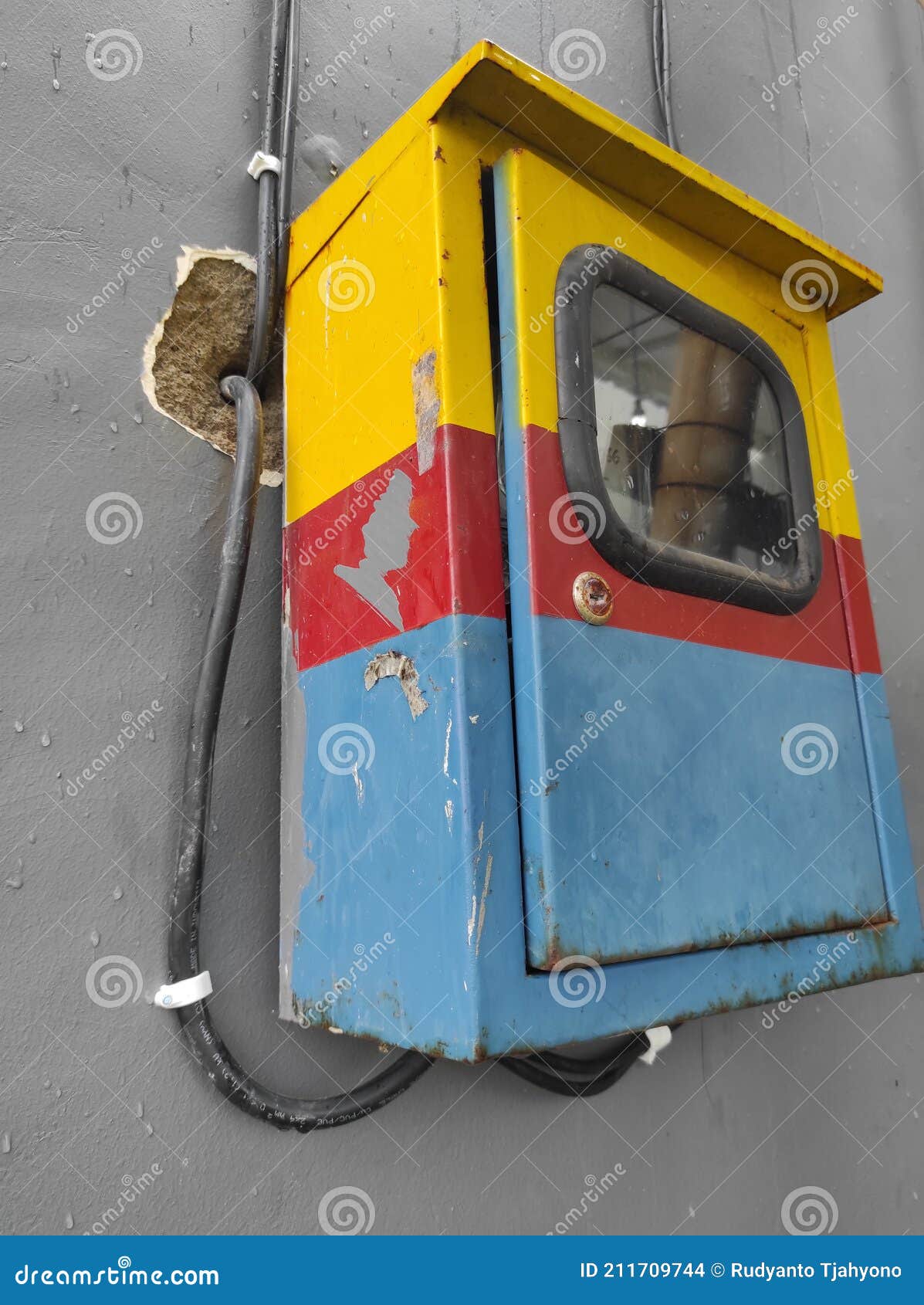 Box for Panel Power Outage in Outdoor Stock Photo - Image of window ...