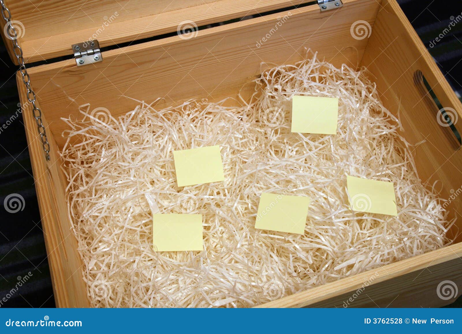 Box of paper note stock photo. Image of furniture, paper - 3762528