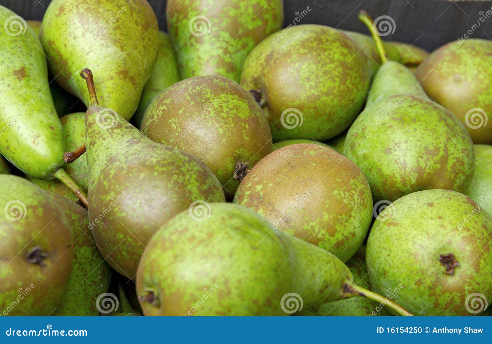 Box of Pears stock photo. Image of wooden, health, summer - 16154250