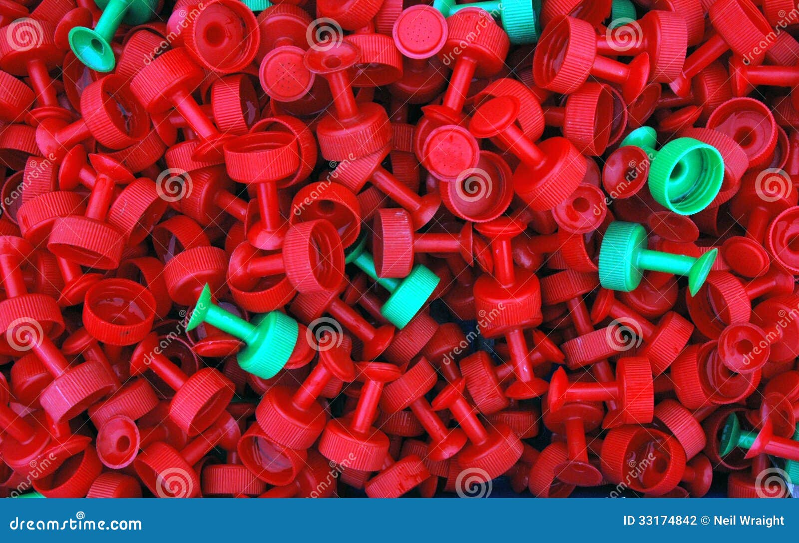 Box of Plastic Objects Background Stock Photo - Image of manufactured ...