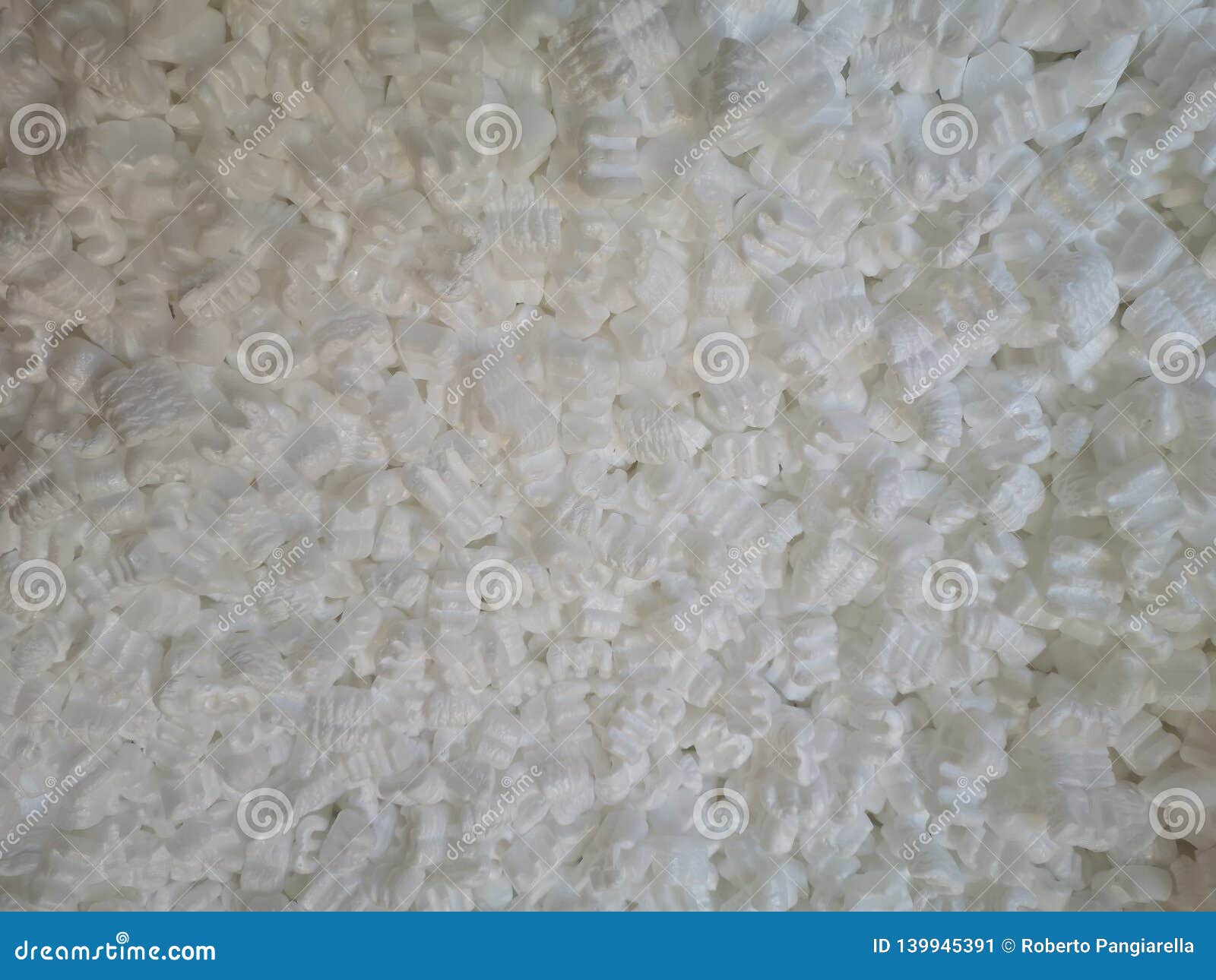 Box with Polystyrene for Packaging Stock Image - Image of texture ...