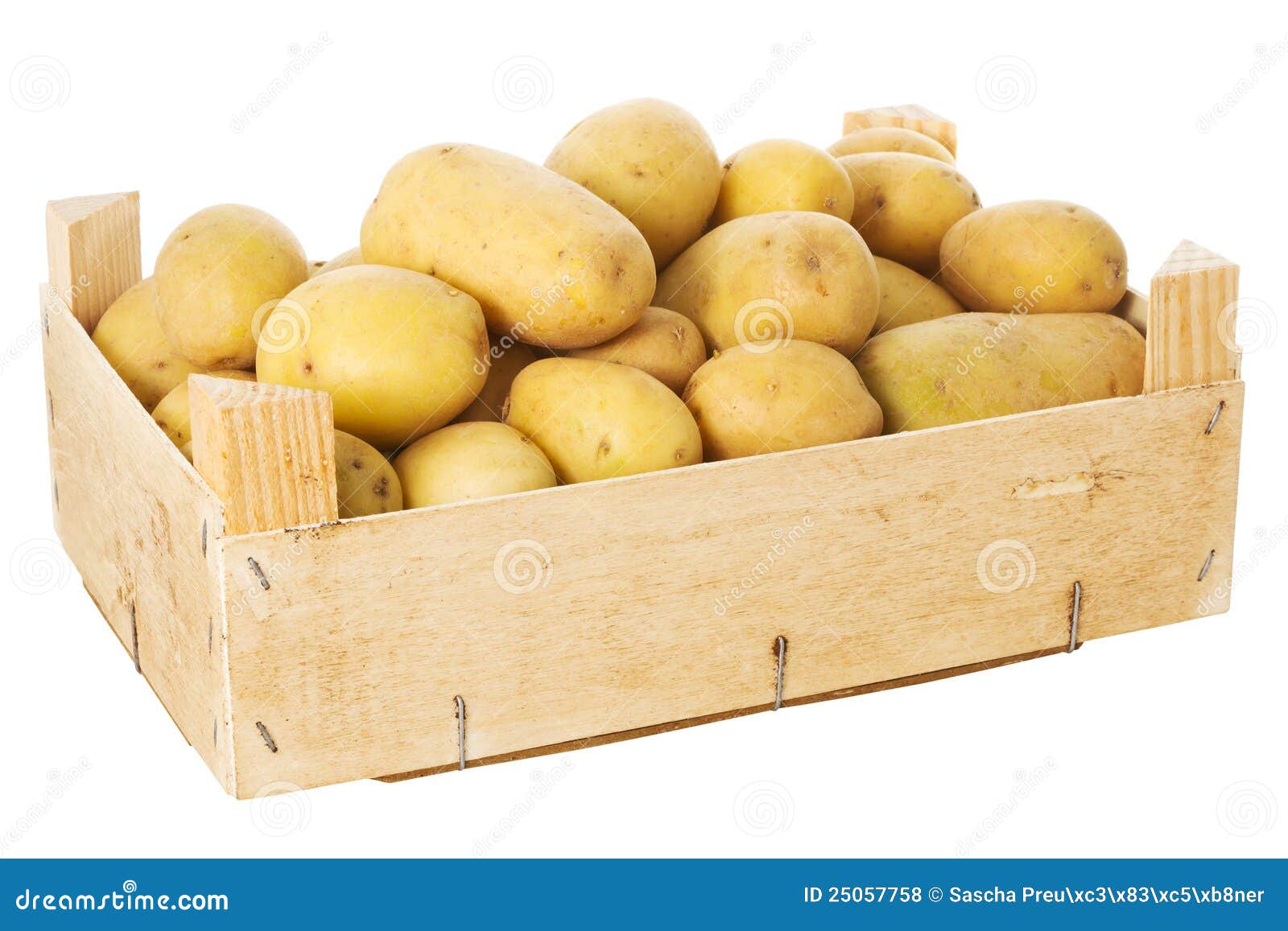 Box with potatoes stock photo. Image of brown, food, bunch - 25057758