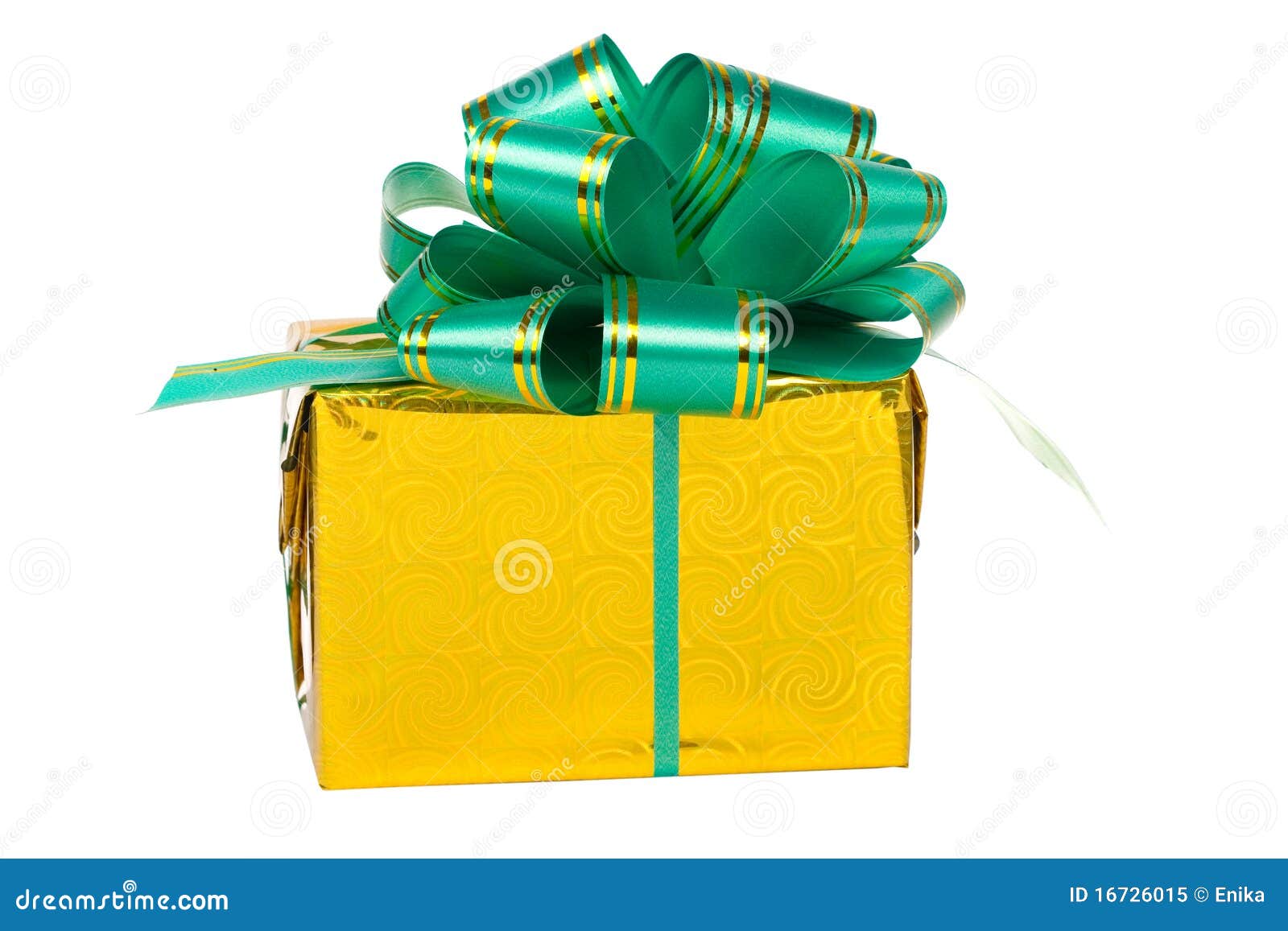 Box with present stock image. Image of white, decorative - 16726015