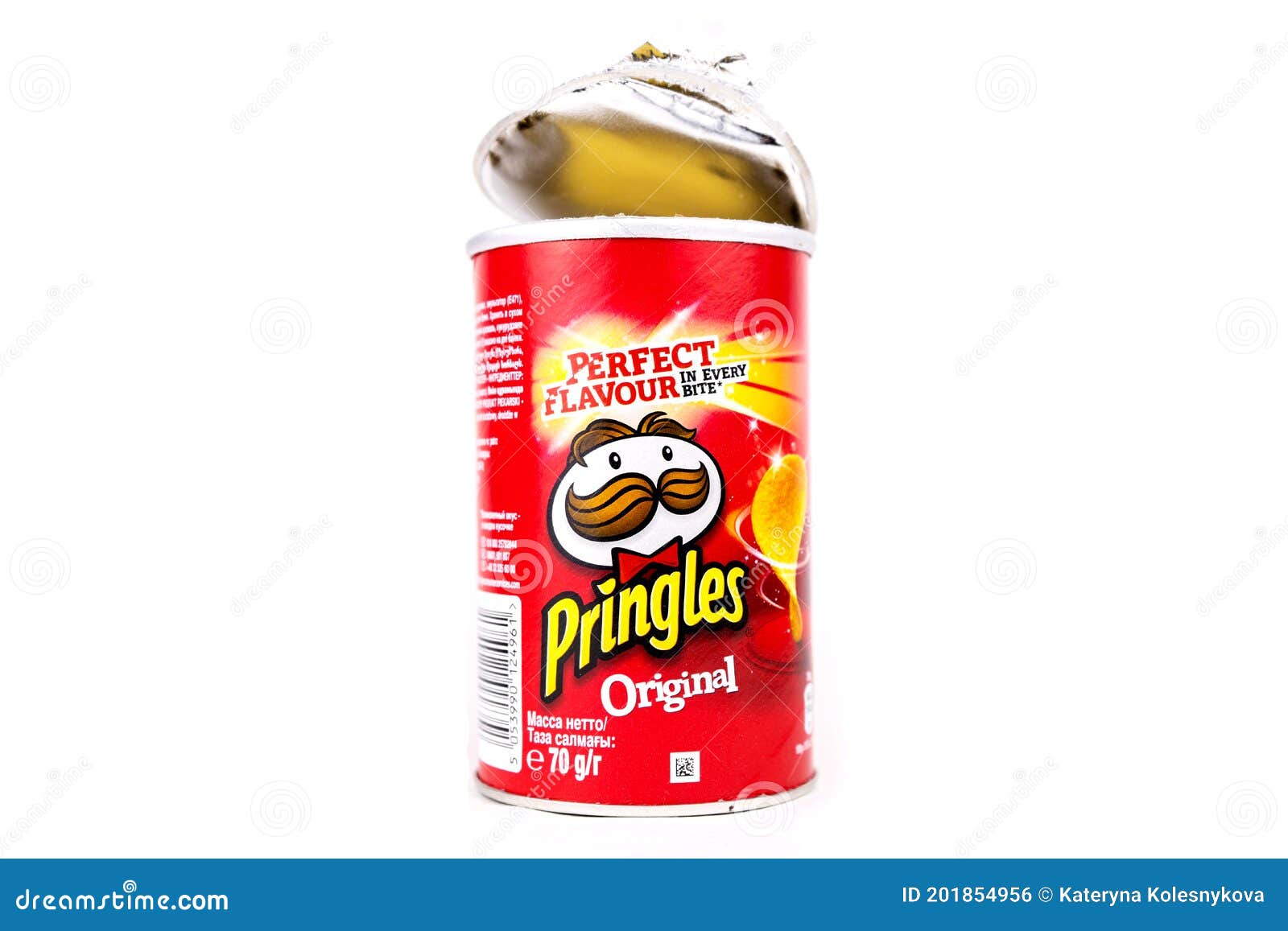 Box of Pringles Chips Original Isolated on White. Editorial Photo ...