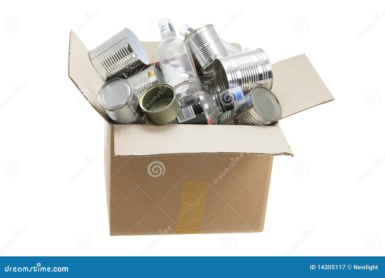 Box of Recycle Waste stock image. Image of glass, collection - 14305117