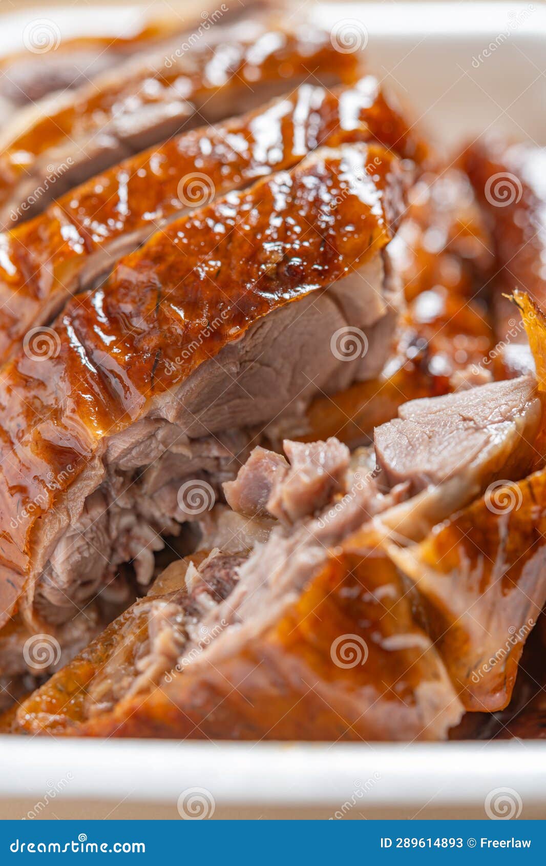 Box of Roasted Goose at Vertical Composition Stock Image - Image of ...