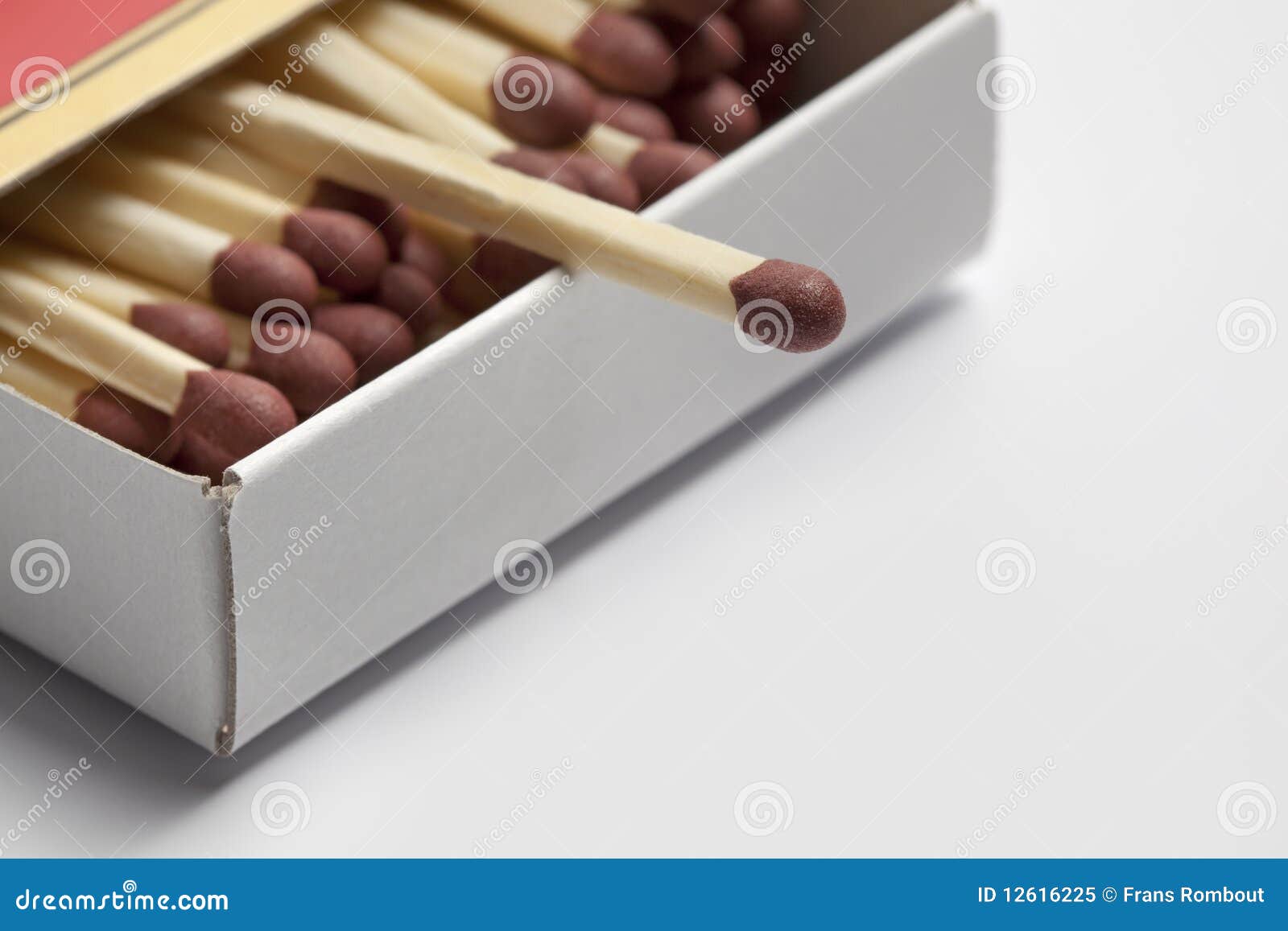 Box of safety-matches stock image. Image of matches, exception - 12616225