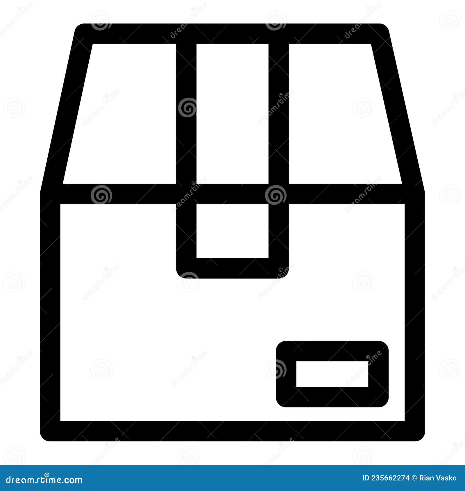 Box ( sample two ) stock vector. Illustration of network - 235662274