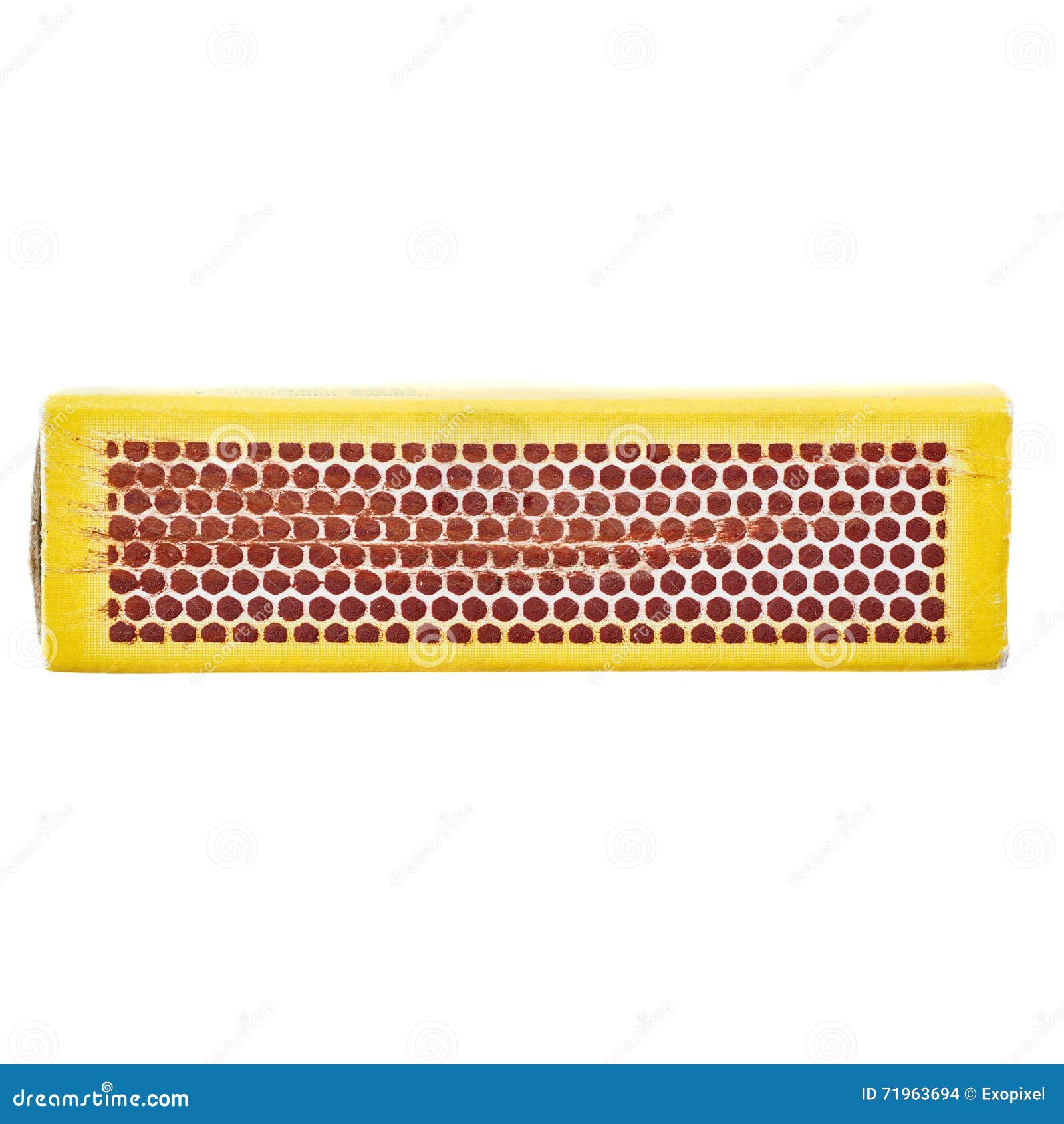 Box Side of Matches Isolated Over the White Background Stock Photo ...