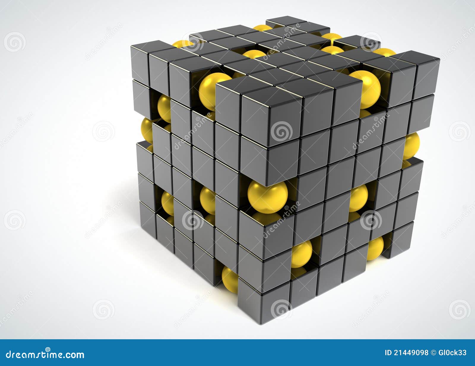 Box and sphere stock illustration. Illustration of blocks - 21449098