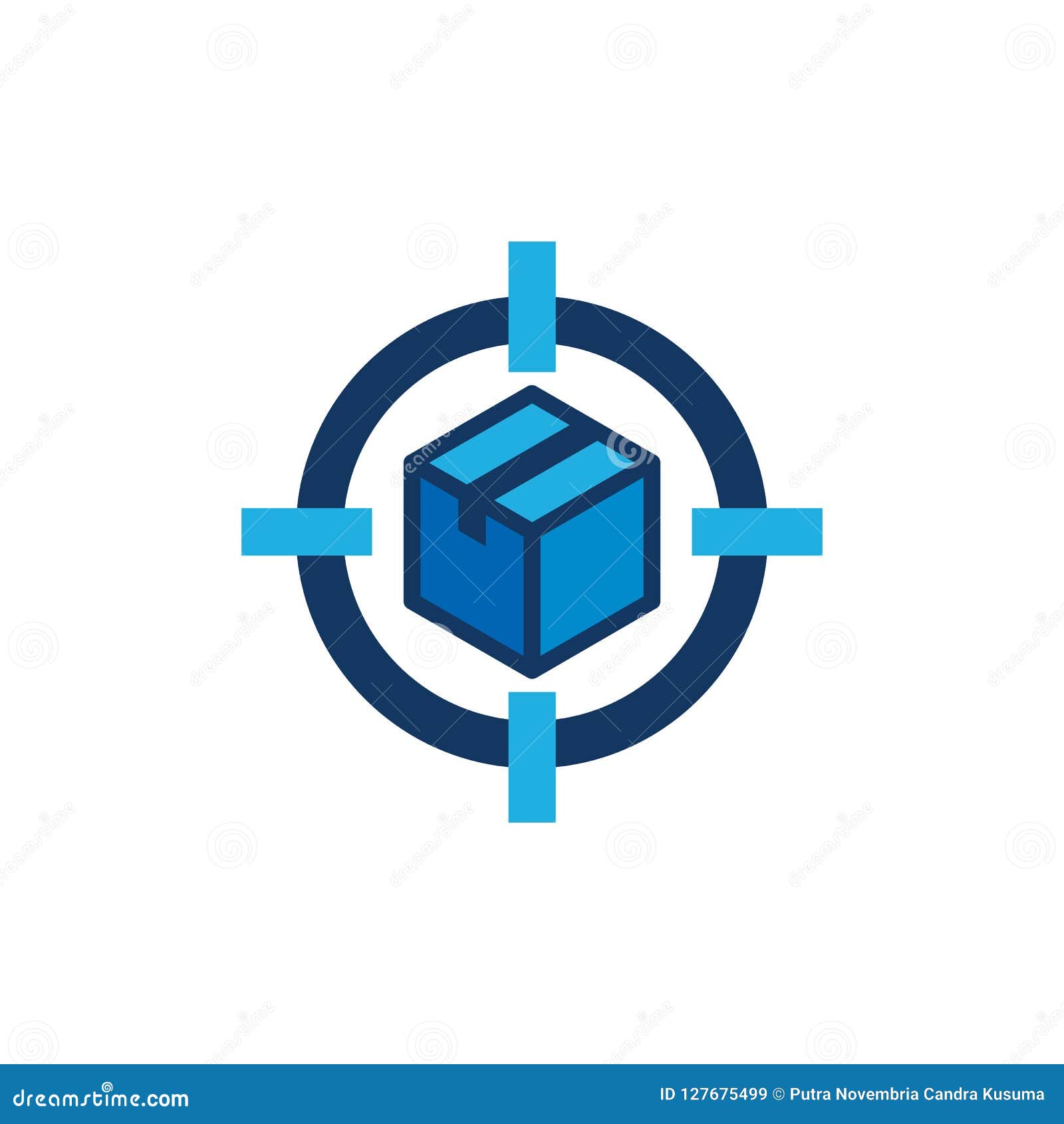 Box Target Logo Icon Design Stock Vector - Illustration of logo ...